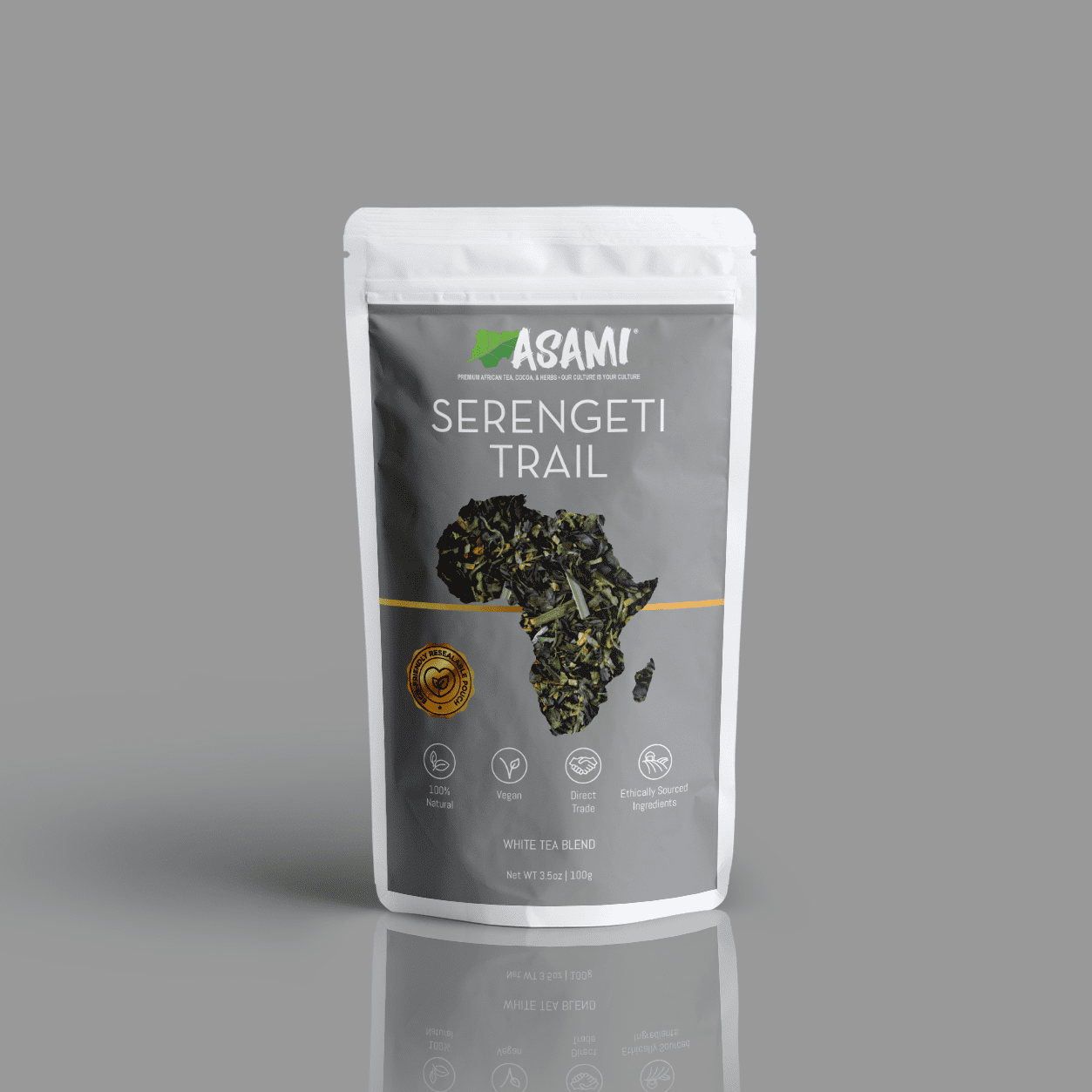 Spiced White Tea | Serengeti Trail African Tea - Loose Leaf Tea (3.5 oz ...