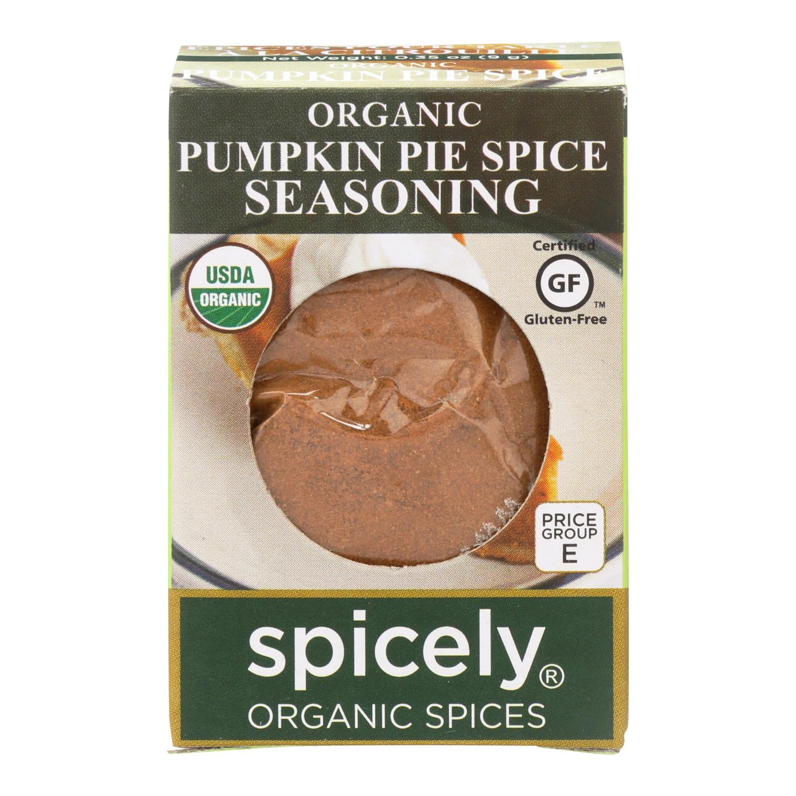Spicely Organics - Organic Seasoning - Pumpkin Pie Spice - Case Of 6 ...