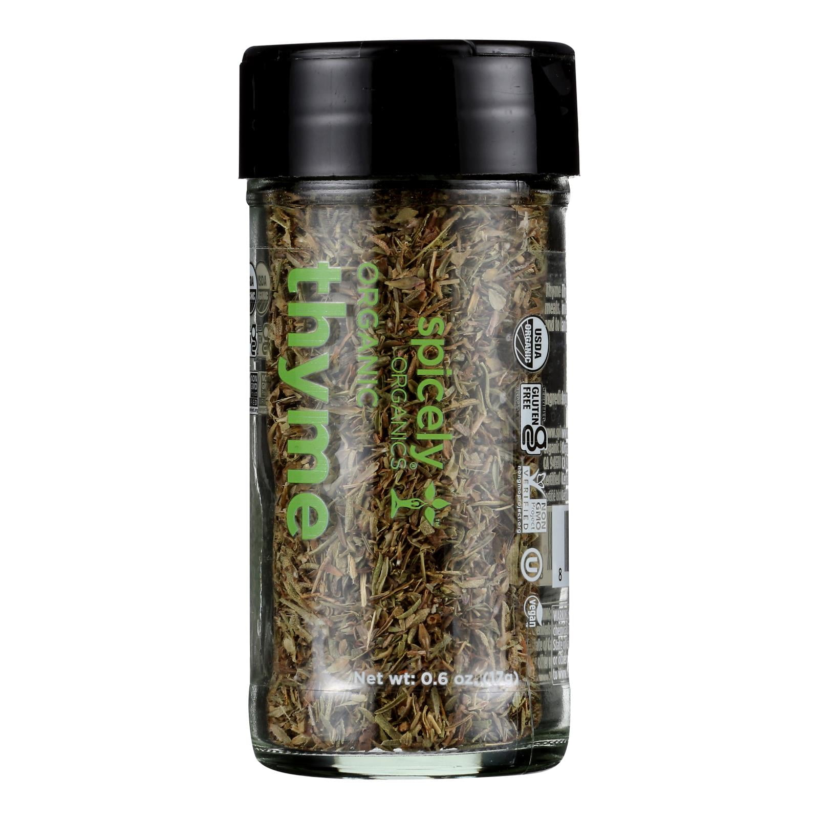 Spicely Organics - Organic Thyme - Case of 3 - 0.6 oz. - Walmart ...