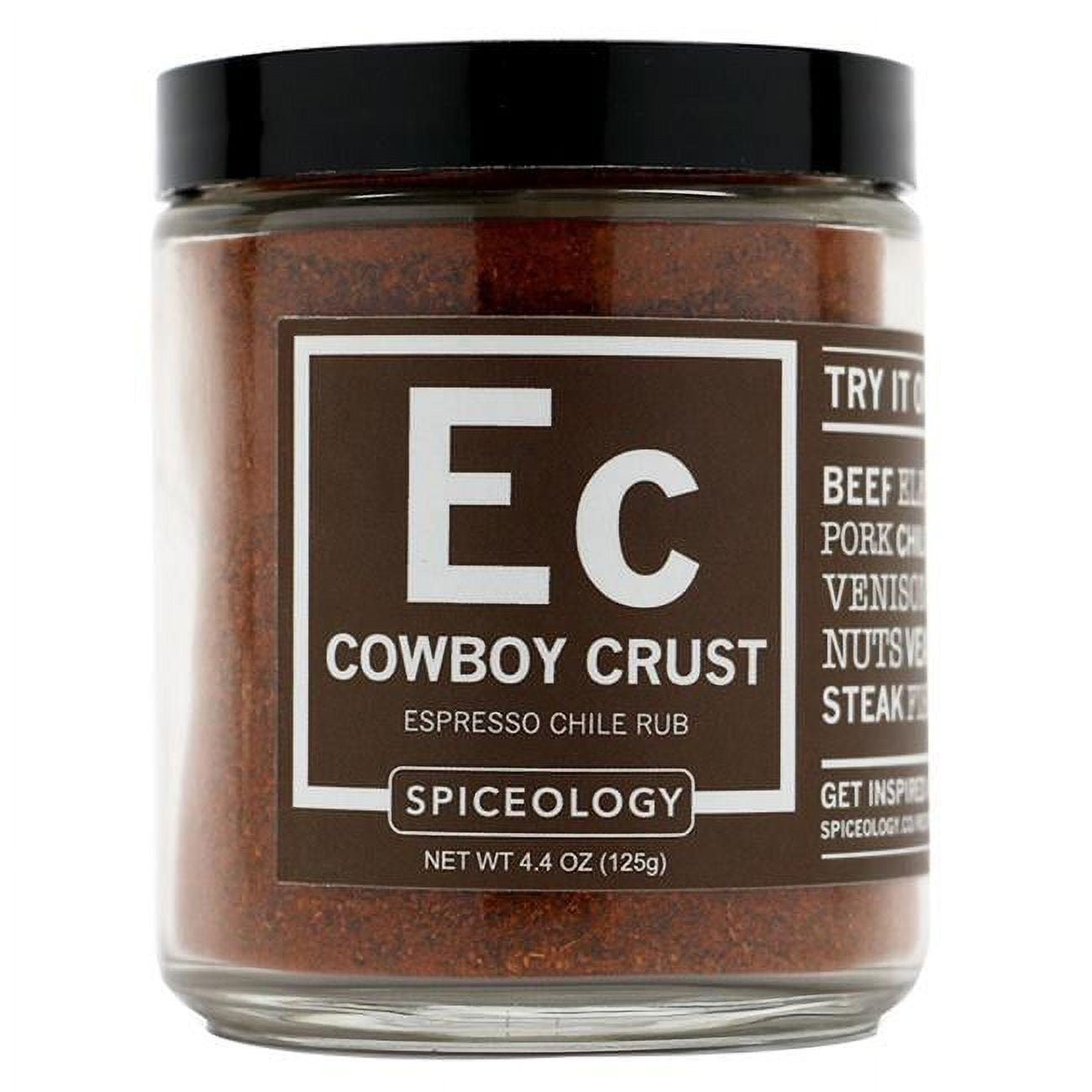 Spiceology 10021 Seasoning Rub Cowboy Crust Espresso Chile 4.4 oz ...