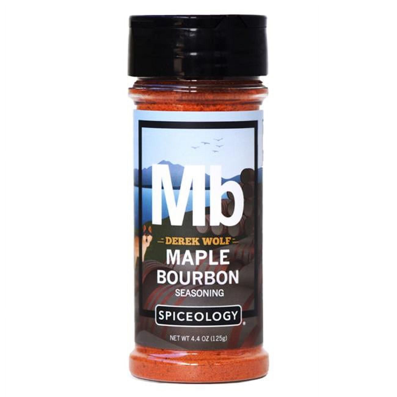 Spiceology Derek Wolf BBQ Rub, Maple Bourbon Flavor, 4.4 oz Jar for ...