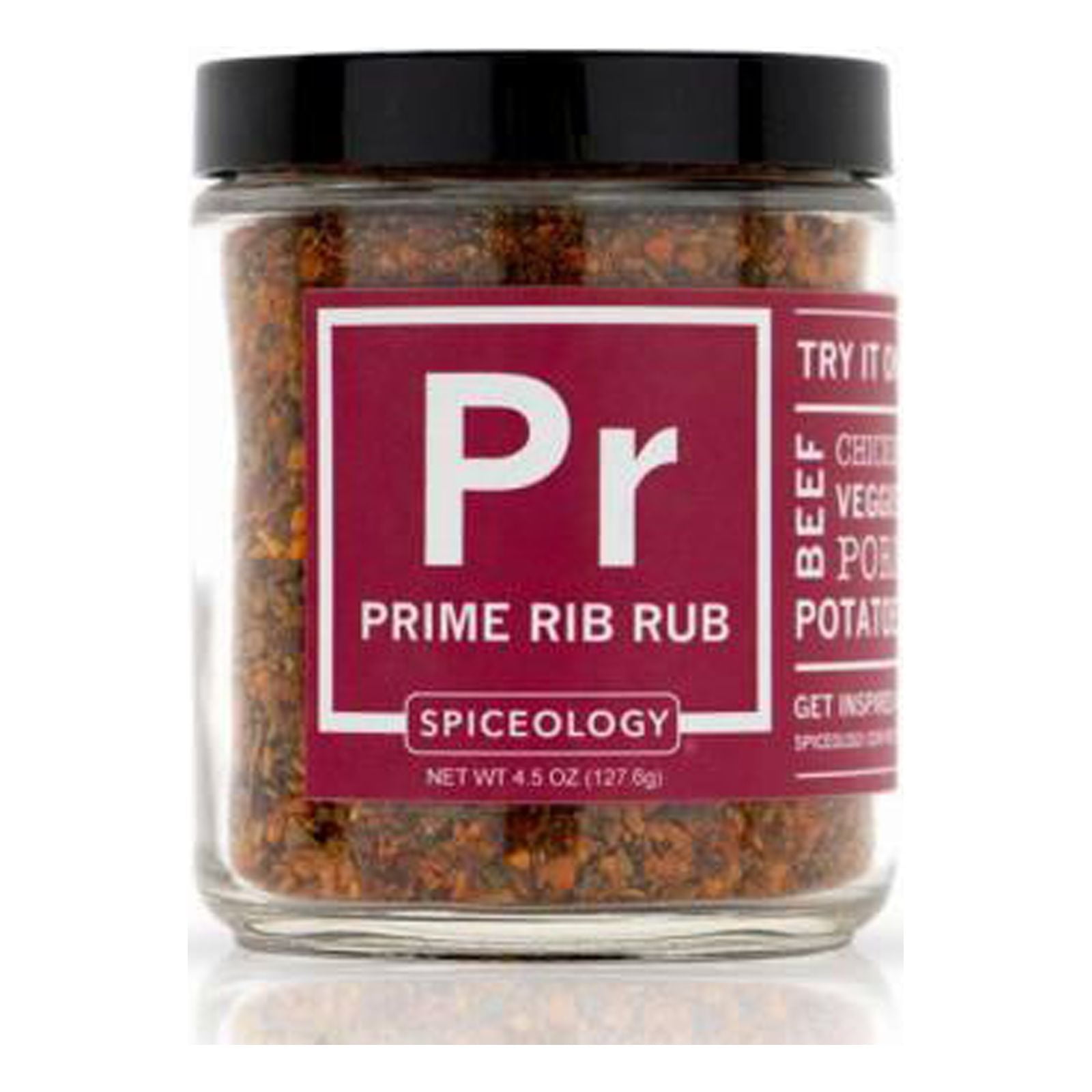 Spiceology 10031 Prime Rib BBQ Rub, 4.5-oz. - Quantity 1 - Walmart.com