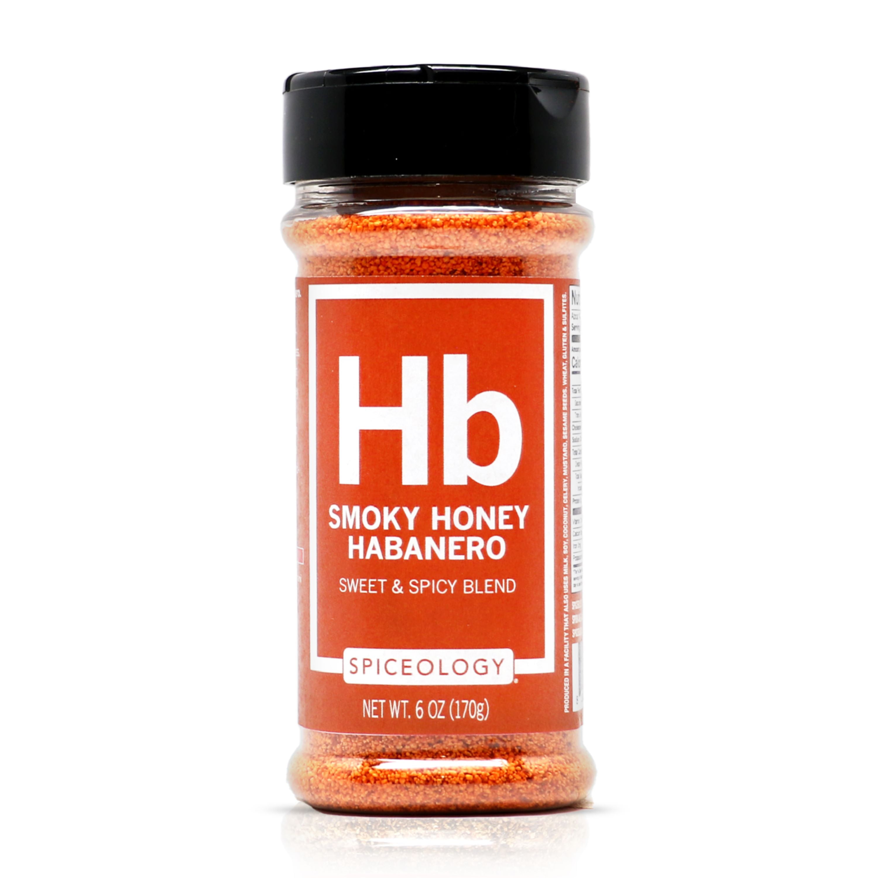 Spiceology Smoky Honey Habanero BBQ Seasoning Blend, 6 oz Bottle ...