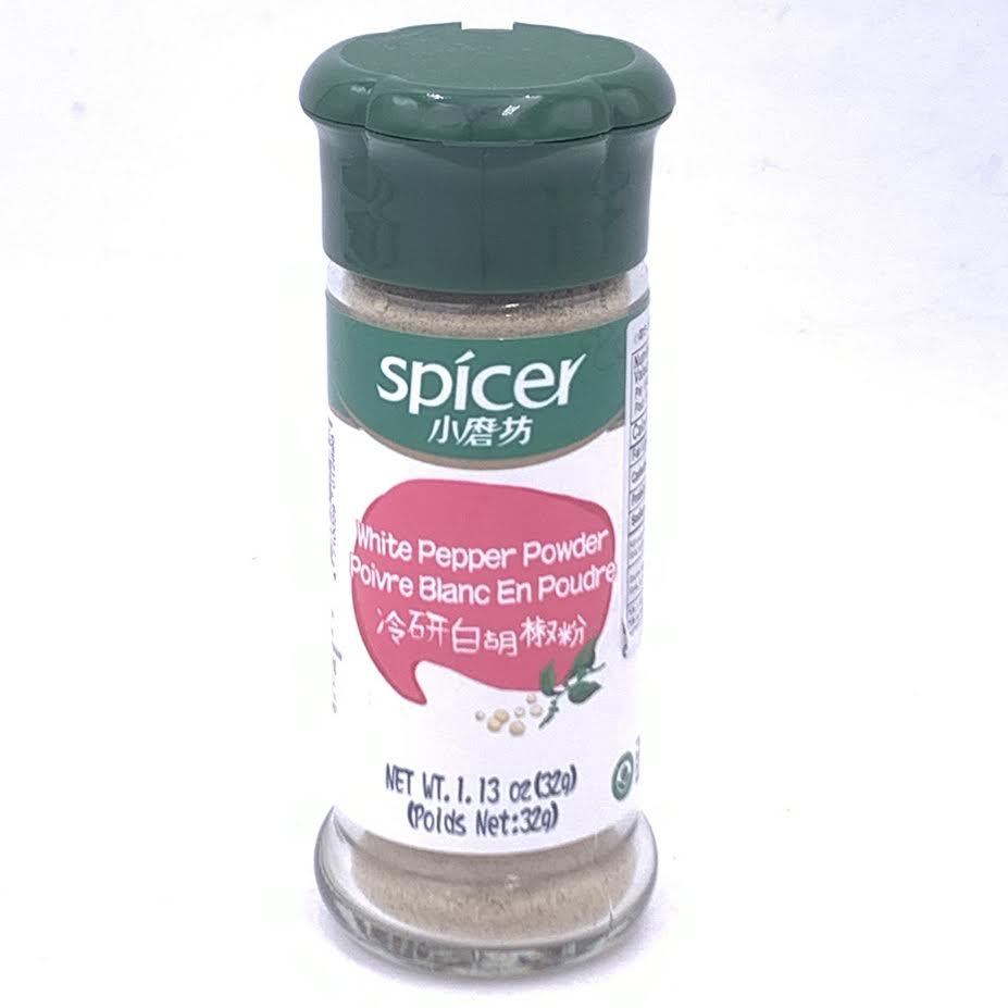 Spicer - White Pepper Powder 1.13oz/(32g)小磨坊冷研白胡椒粉 - Walmart.com