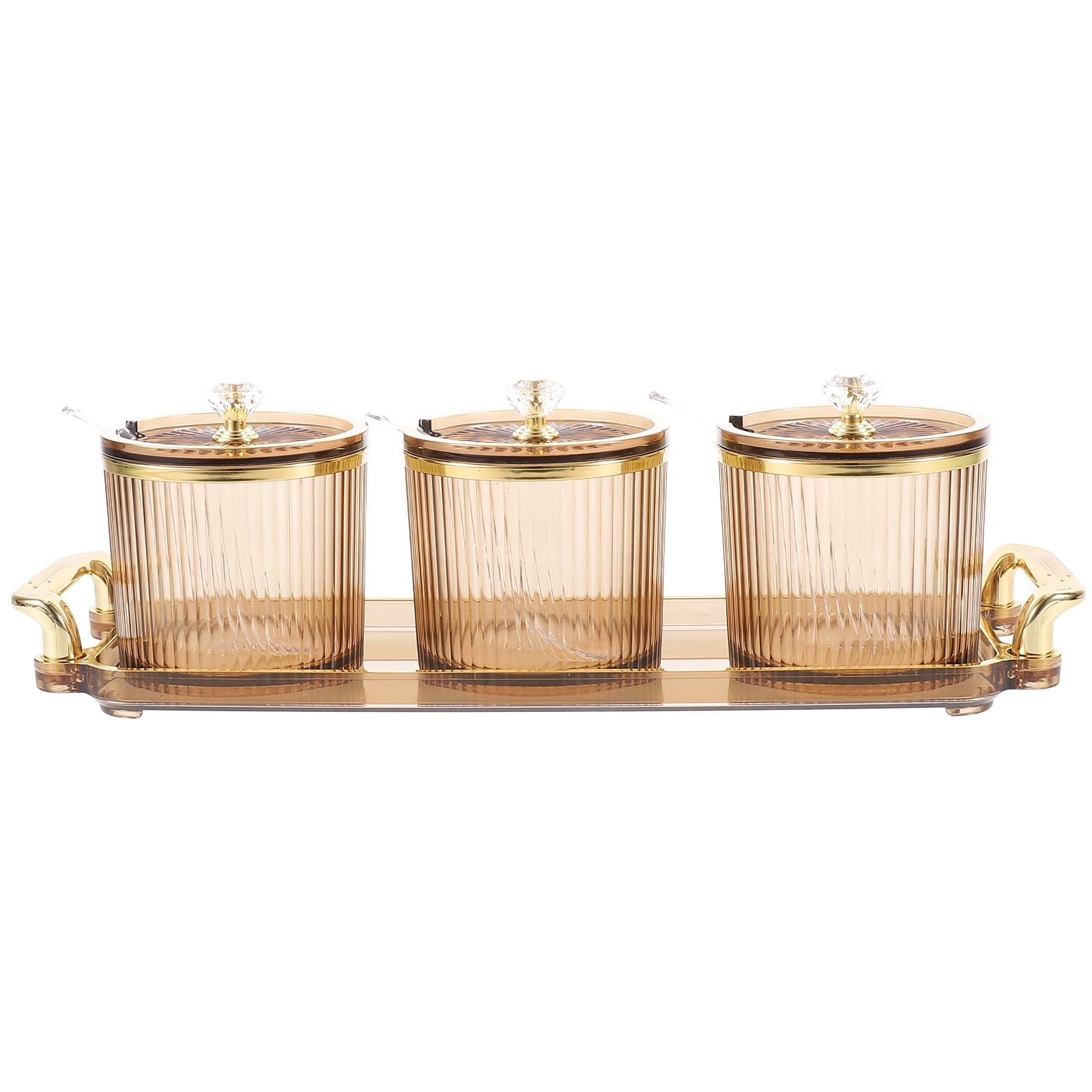 Spices Elegance Salt Storage Cruet Condiment Containers With Lids ...
