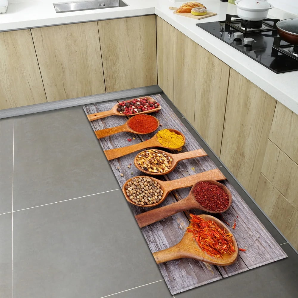 Spices Kitch Carpet Home Entrance Doormat Bedroom Living Room ration Long Rug Hallway Balcony ...