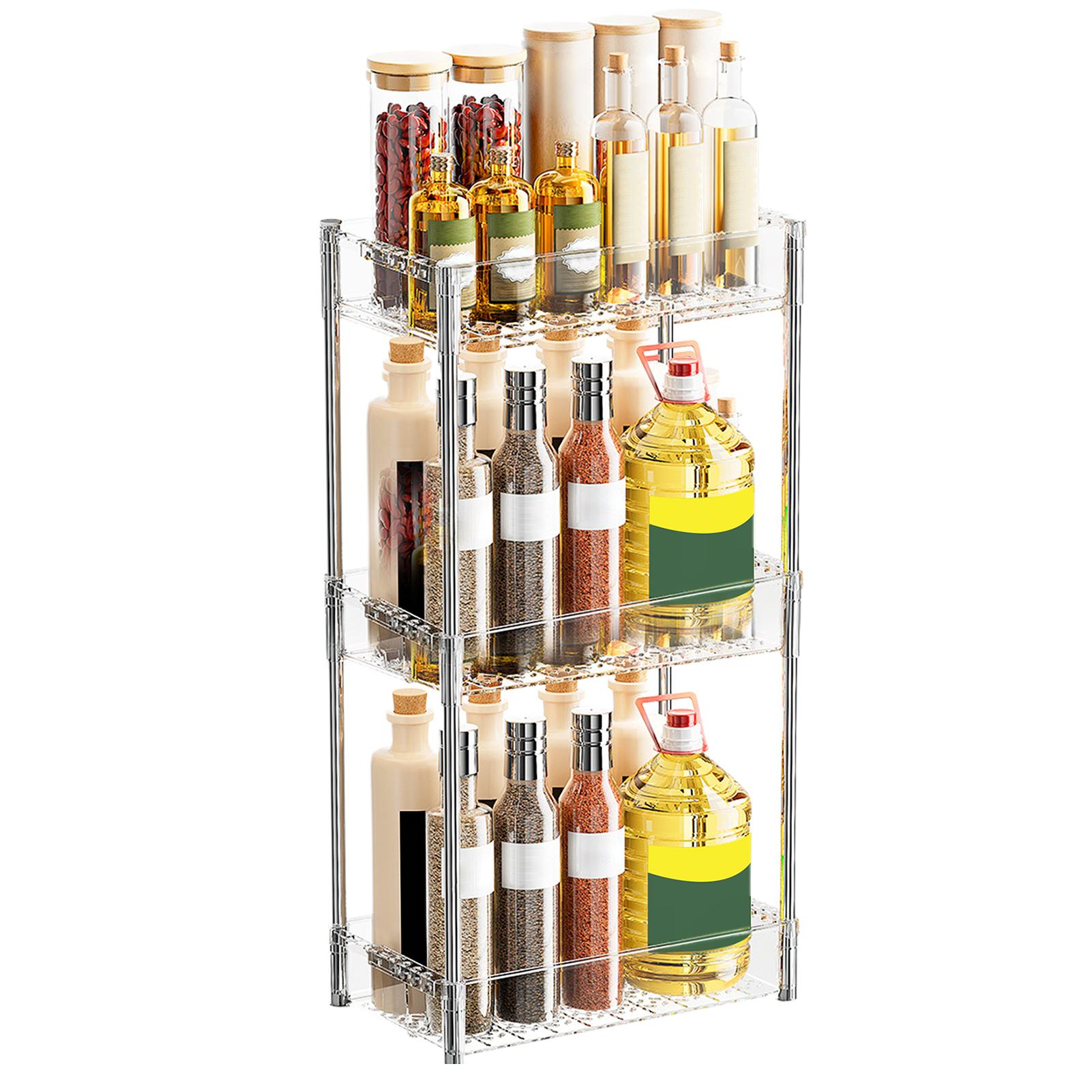 Spices Rack Organizer, Seasoning Organizer Cabinet Spices Rack, High ...