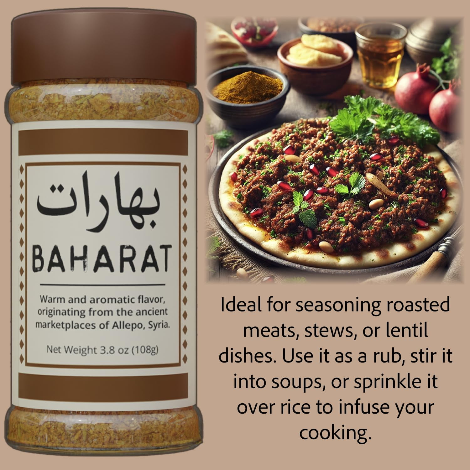 Spices of the SCH4 Middle East - Zaatar, Baharat, Harissa - Arabic ...