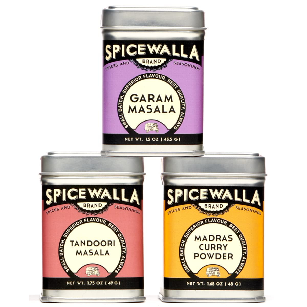 Spicewalla Masala Indian Spice GP27 3 Pack | Garam Masala, Madras Curry ...