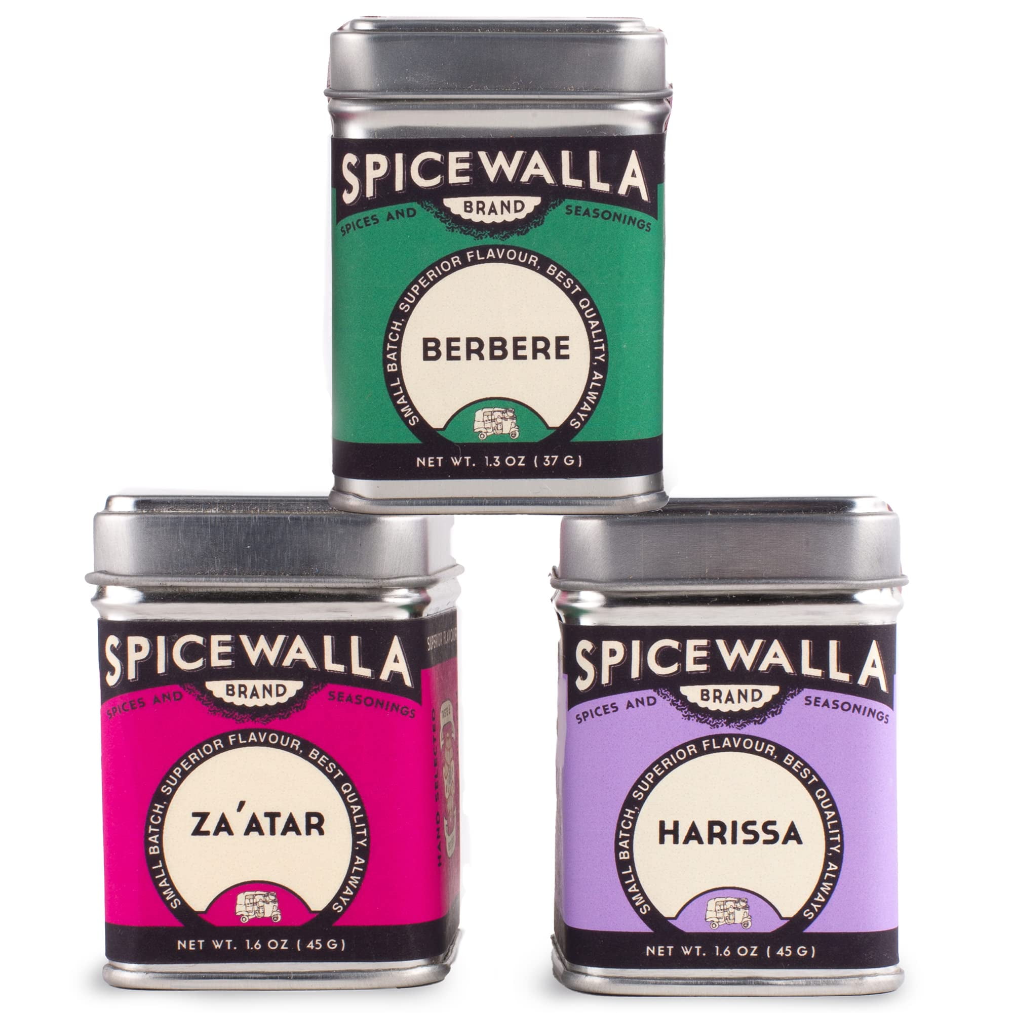 Spicewalla Middle Eastern Spices Set | BSL1 Harissa Spice, Zaatar or ...
