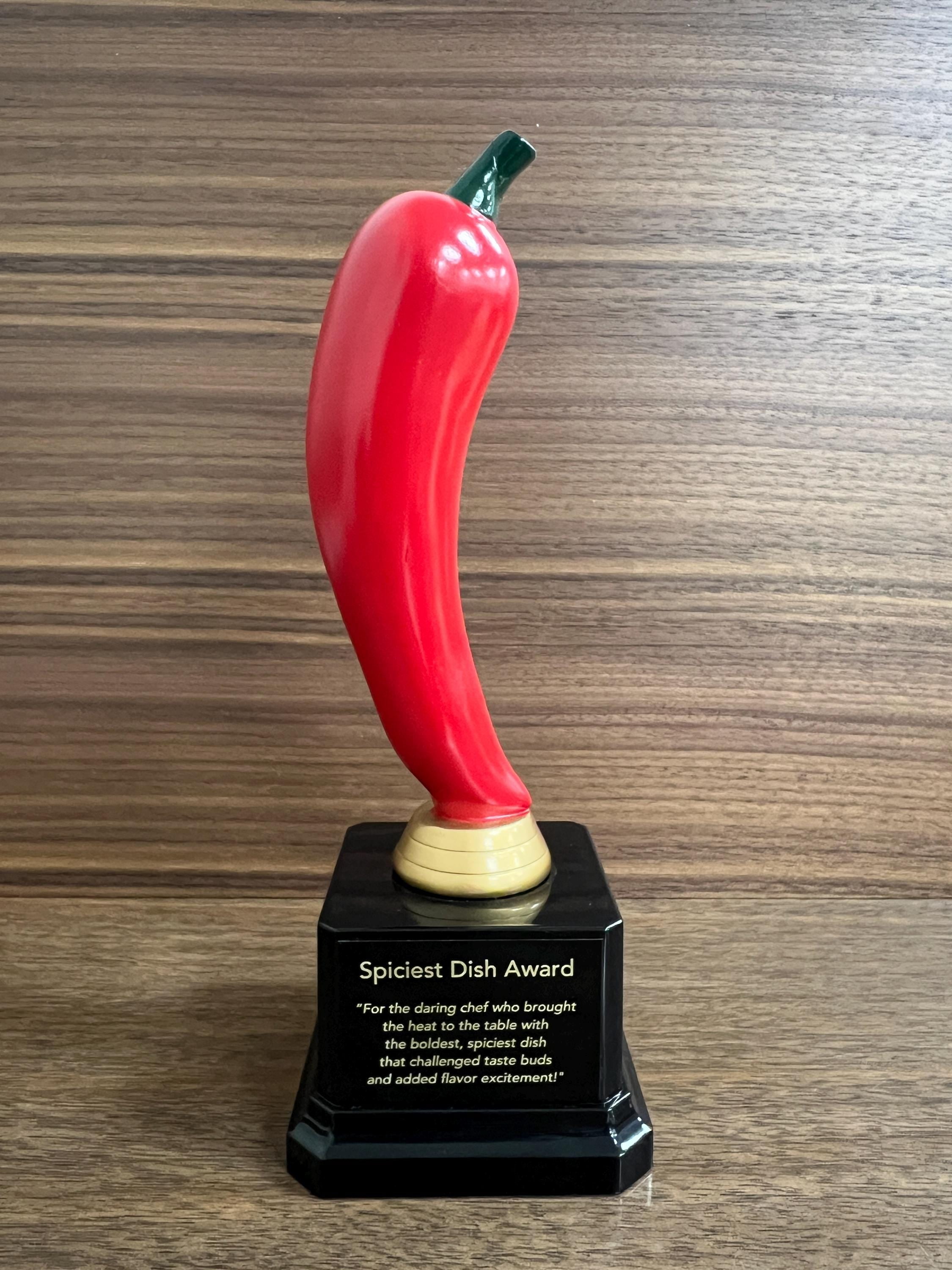 Spiciest Iftar Dish Trophy – Custom Engraved Ramadan Award ...