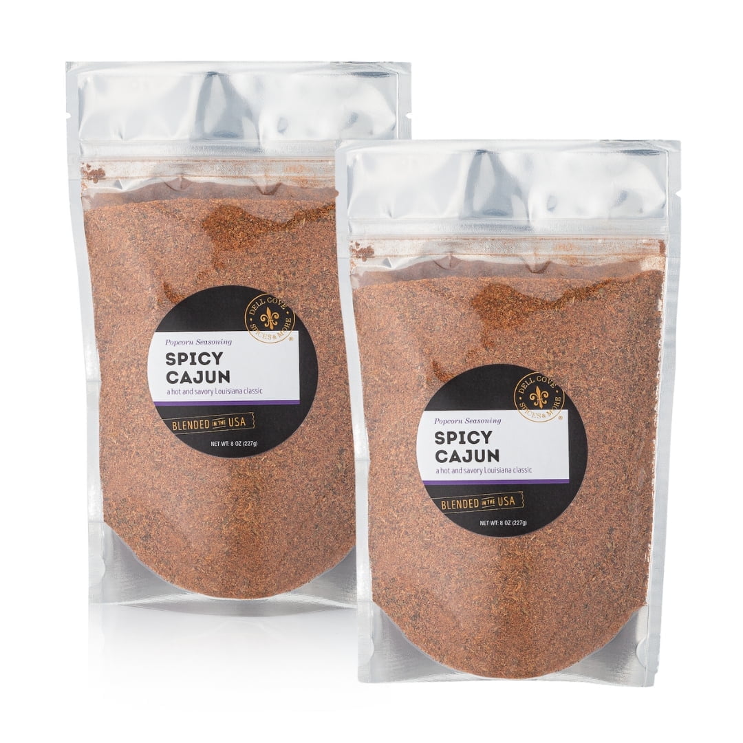 Spicy Cajun Low Sodium Vegan Popcorn Seasoning - Best Popcorn Spices ...