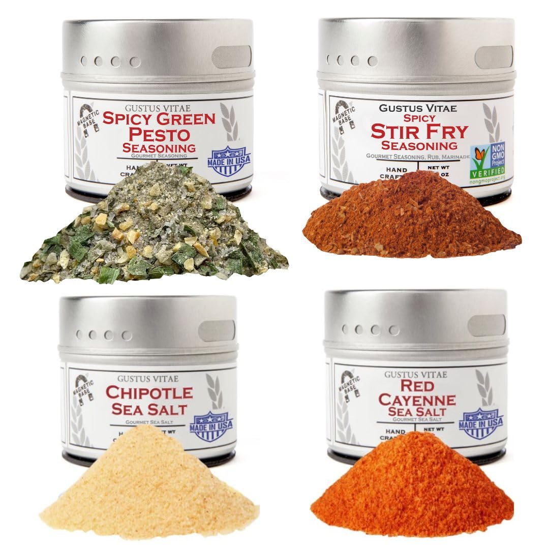 Spicy Holiday Sizzle | Seasoning Gift Collection | Handcrafted Small ...