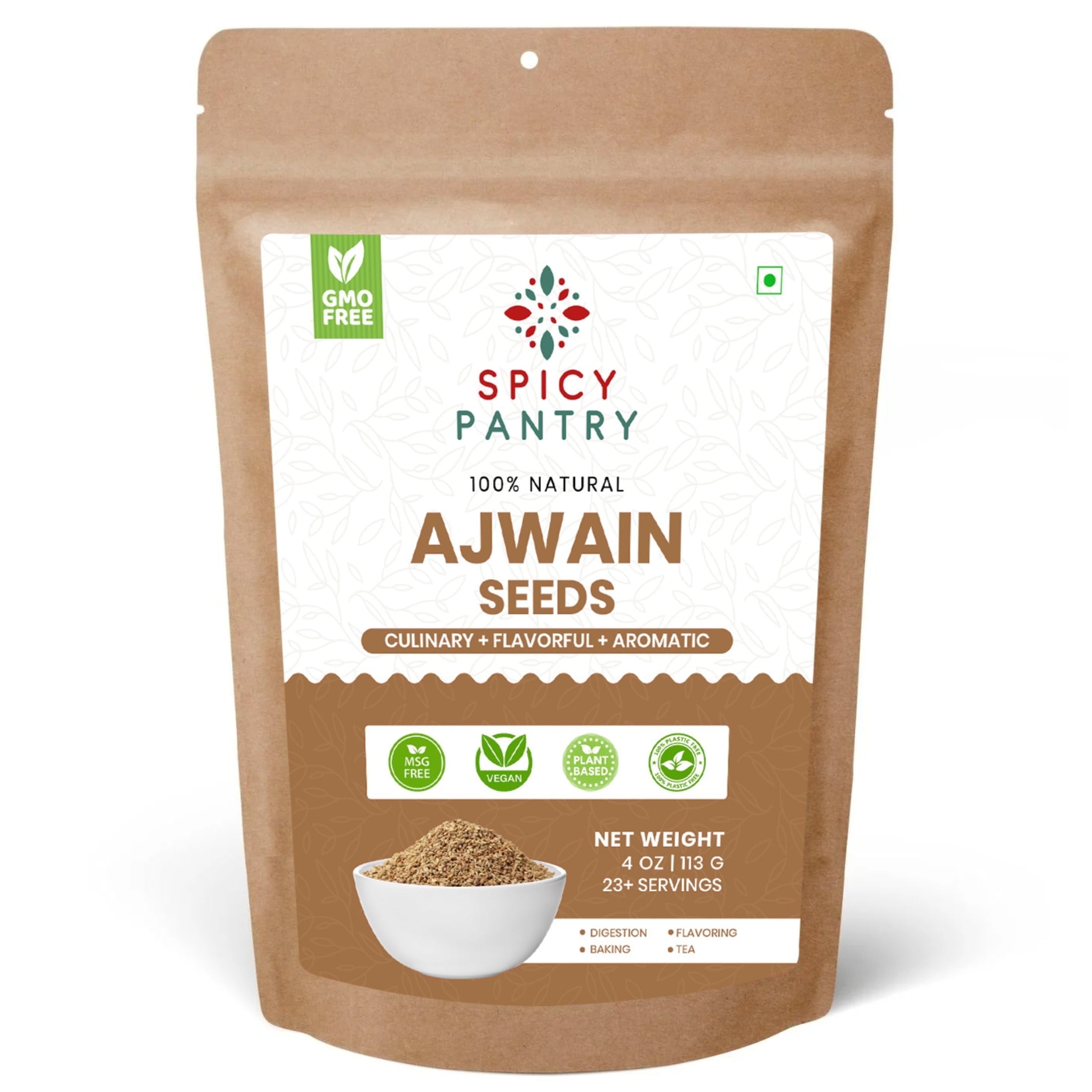 Spicy Pantry Ajwain Seeds (Carom Seeds) 4 oz Resealable Pouch – Product ...