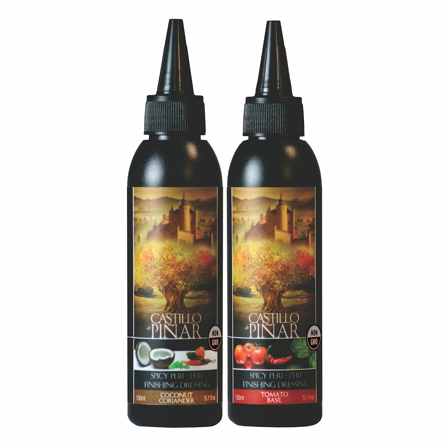 Spicy Peri-Peri Bundle - Tomato & Basil (150ml) and Coconut & Corianr ...