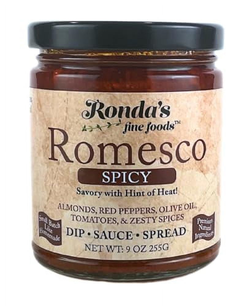 Spicy Romesco by Ronda's Fine Foods | Dip, Sauce, Spread | 9.0 oz Jar ...