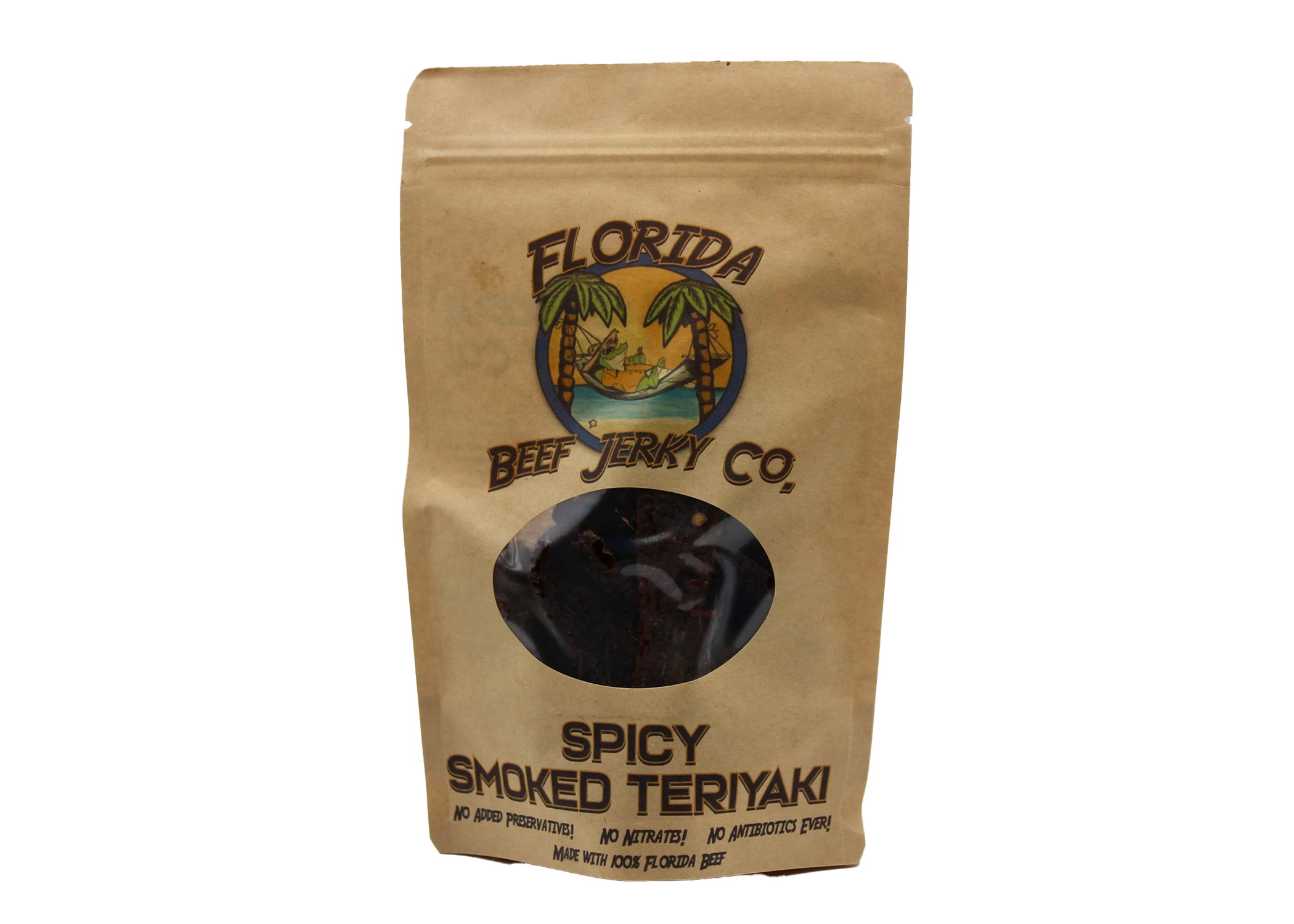Spicy Slow Smoked Teriyaki Beef Jerky - Walmart.com