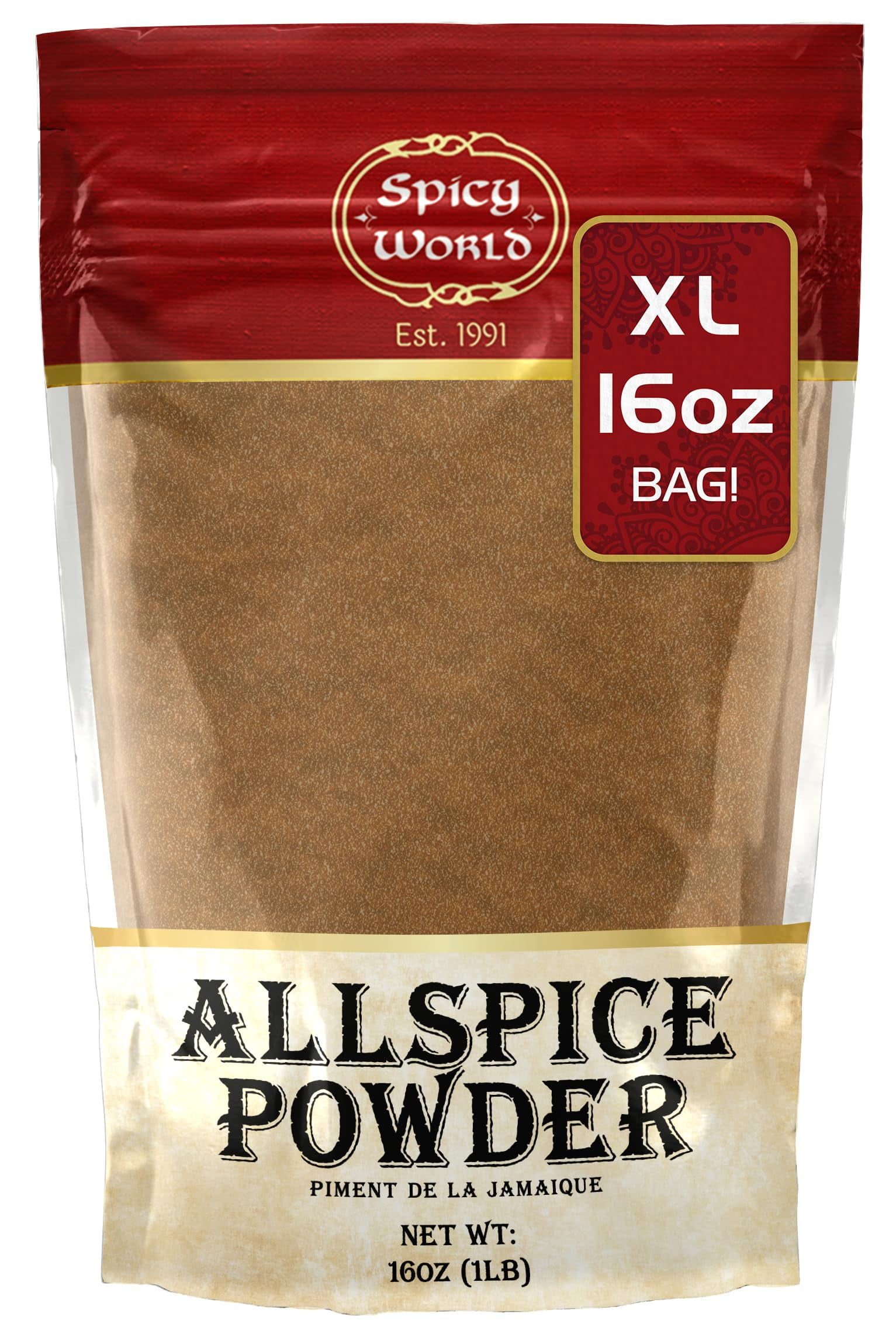 Spicy World Allspice Ground AIF9 16 Ounce - Huge 1 Pound Value Pack ...