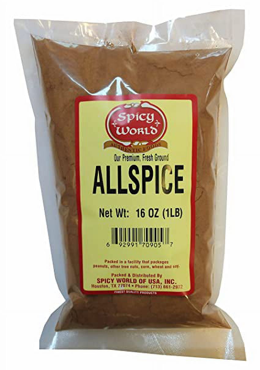 Spicy World Allspice Ground 16 Ounce - Huge 1 Pound Value Pack - All Spice Powder - Walmart.com