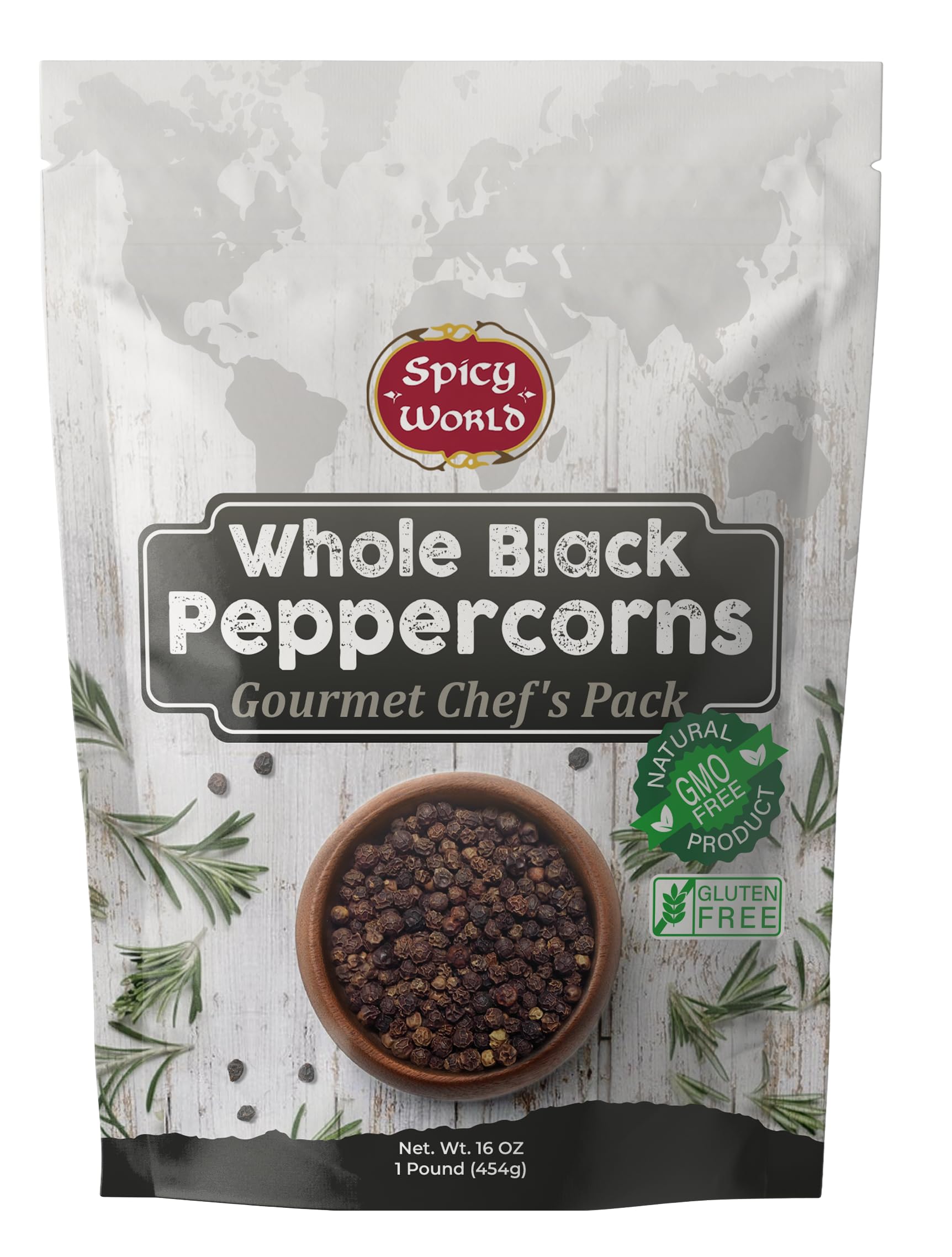 Spicy World Black Peppercorns MFF30 Whole 14 Ounce - As Seen On Tik Tok ...