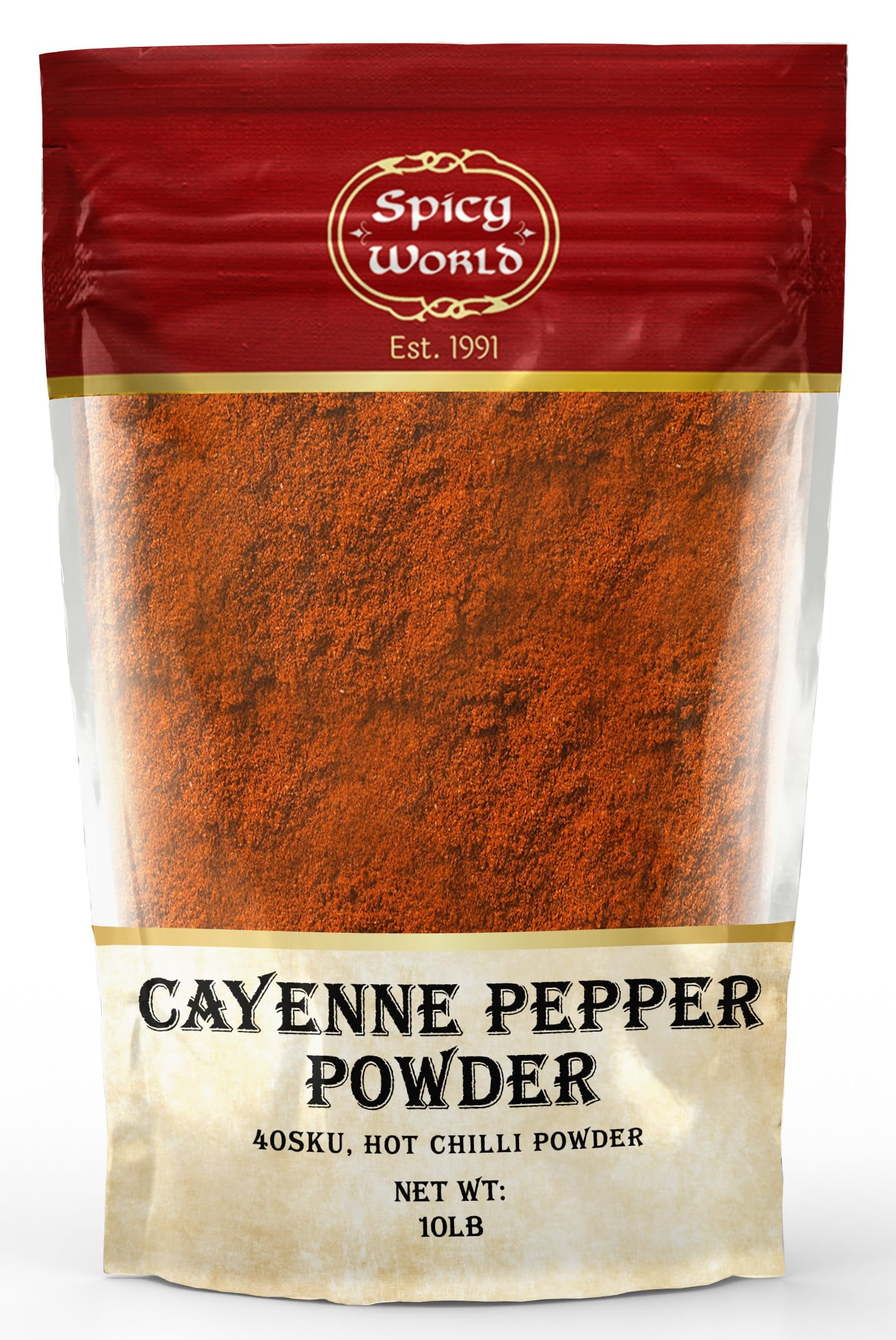 Spicy World Cayenne Pepper HMF23 Powder Ground Chili Pepper 10 Pound ...