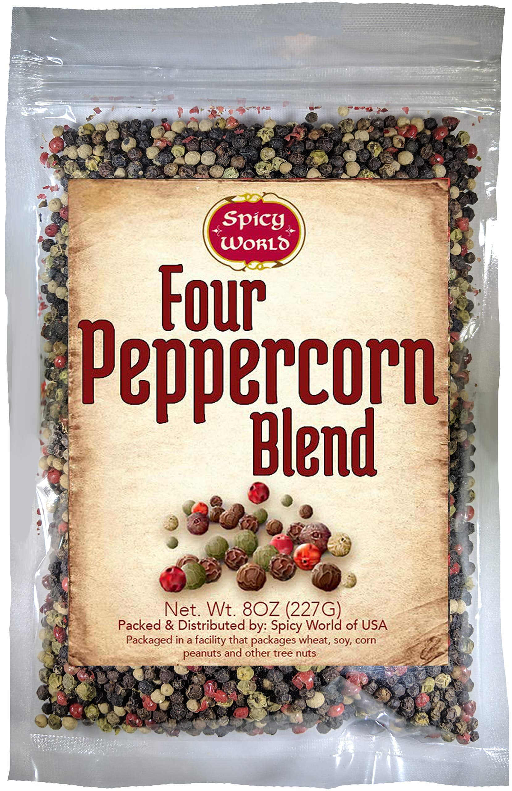 Spicy World Four Peppercorn VTF5 Rainbow Blend in Resealable Bag - Perfect Flavor Blend - NON ...
