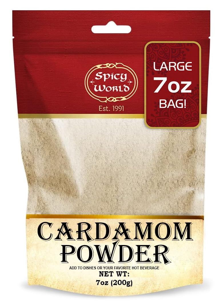 Spicy World Ground Cardamom HMF23 Powder (Cardamon) 7 Ounce Bag - Walmart.com