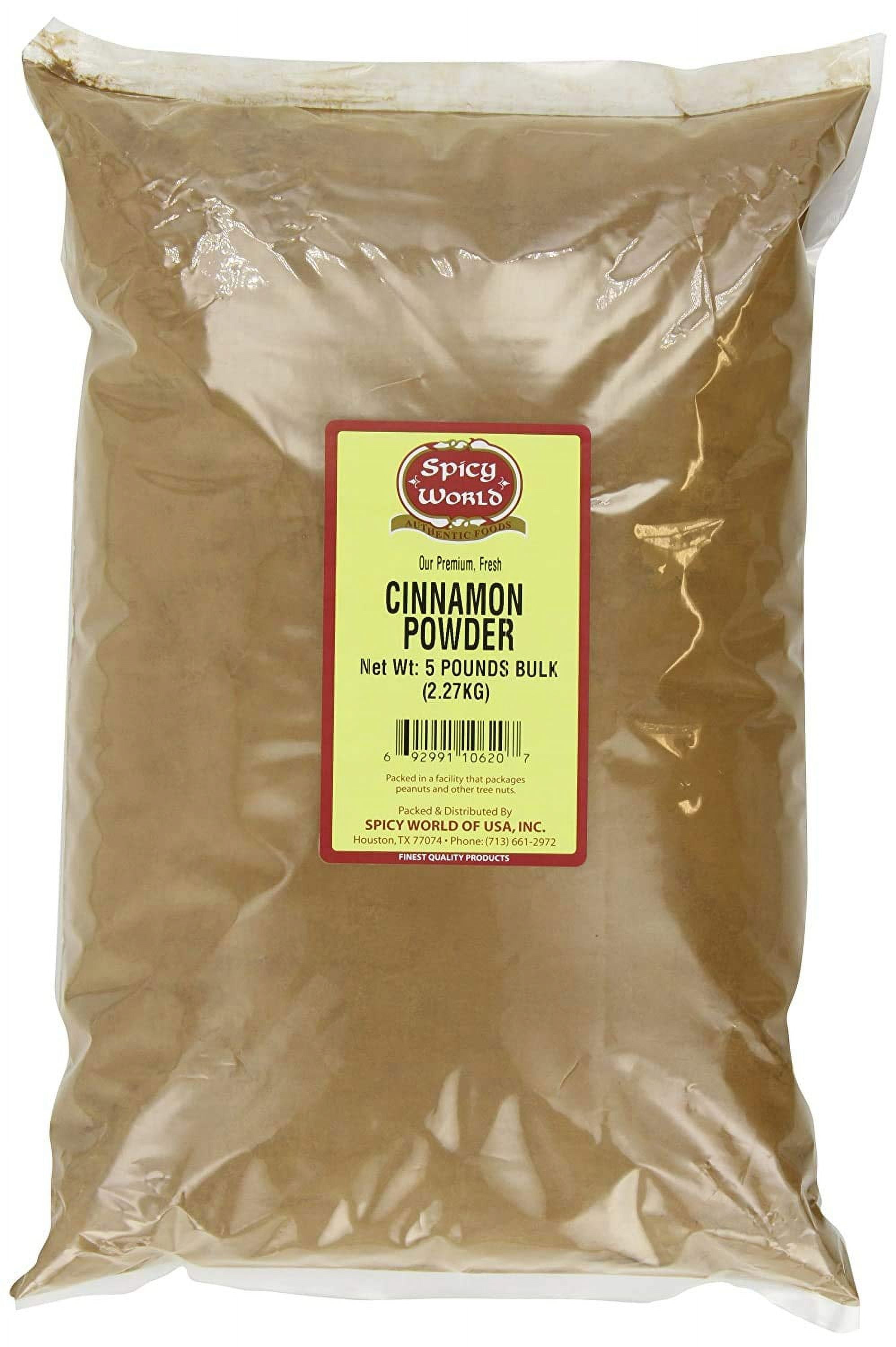 Premium Cinnamon Powder 5 Pound Bulk Bag | Ground Cassia Cinnamon ...