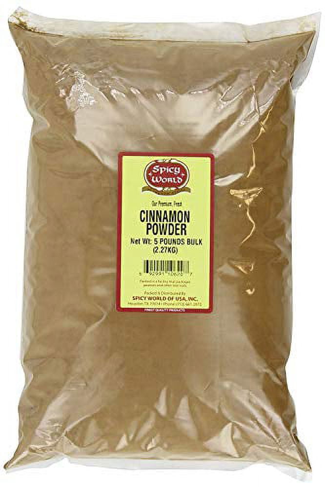 Spicy World Premium Cinnamon .. Powder 5 Pound Bulk .. Bag | Ground ...