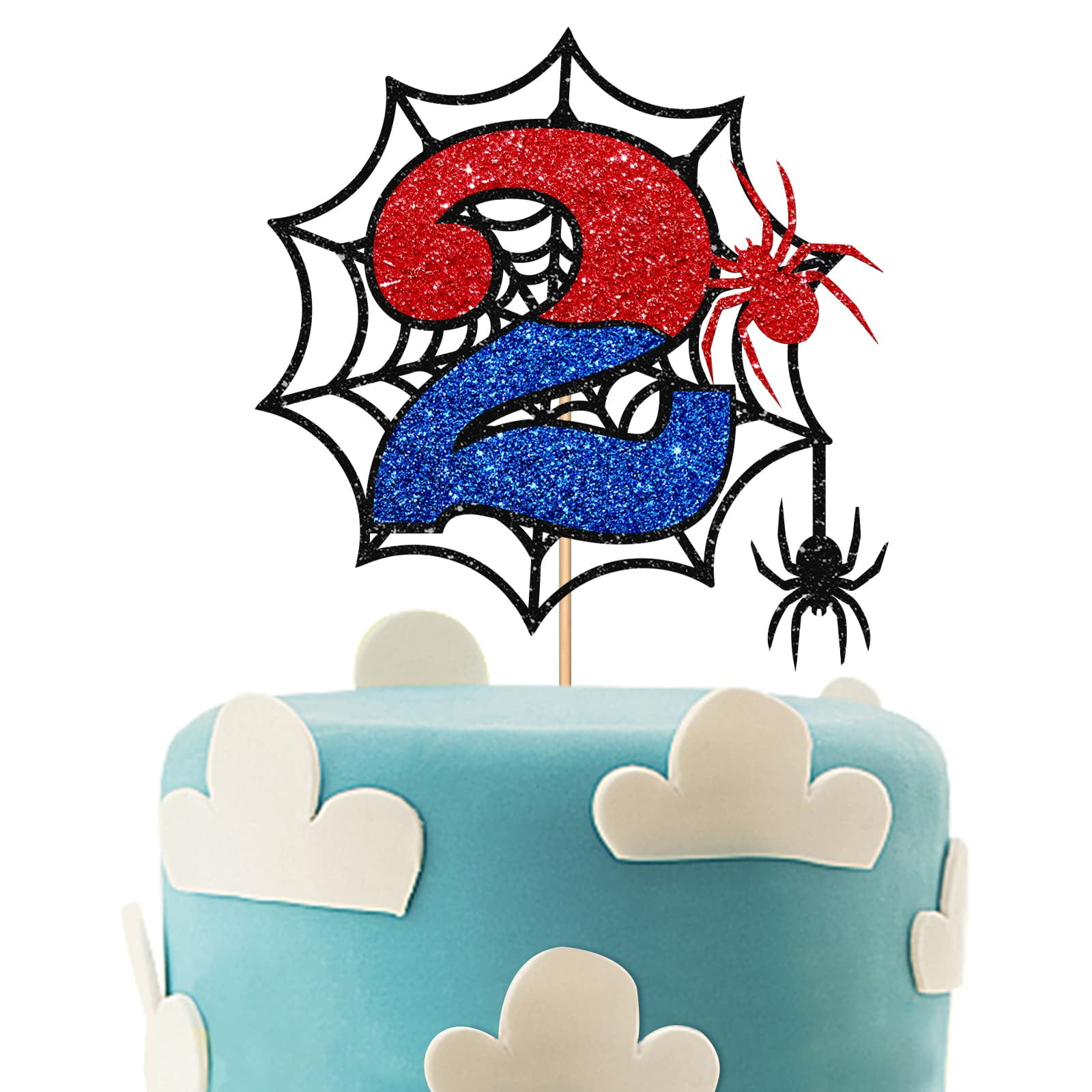 Spider 2nd BirthdayTRDN Cake Topper, Spider Two Cake Topper, Spider-Boy ...