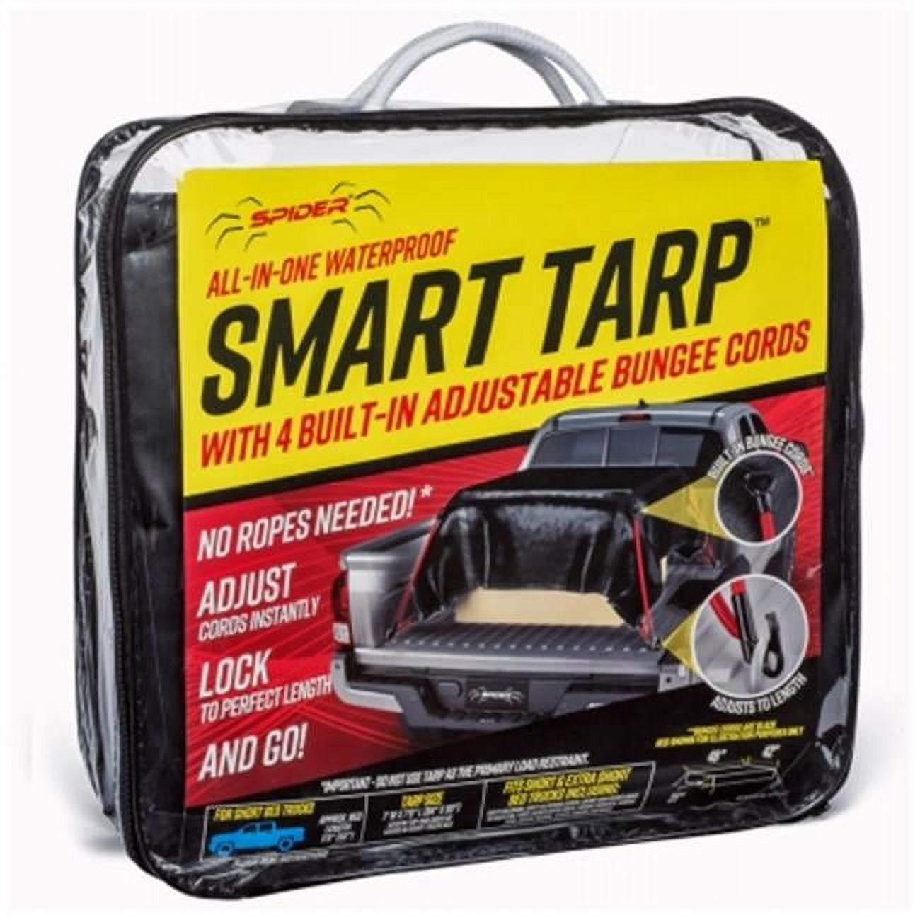 Spider 7.5 x 7 ft. Short Bed Spider Smart Tarp - Walmart.com