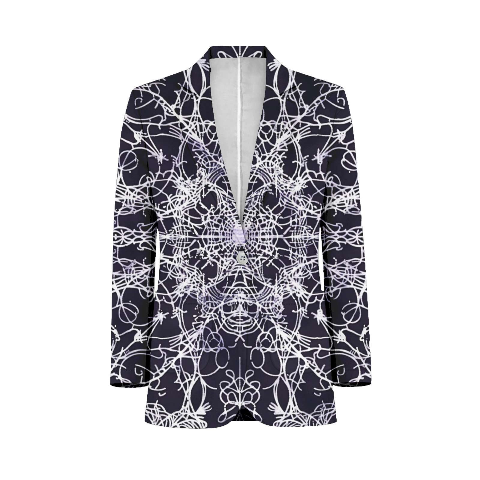 Spider And Spiderweb Mens Suits Shawl Collar Slim Fit Suit Mens Groom ...