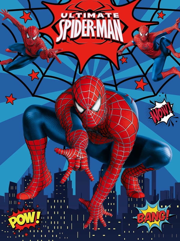 Spider Backdrop Poster Hero Theme Background for Photography Kids Party ...