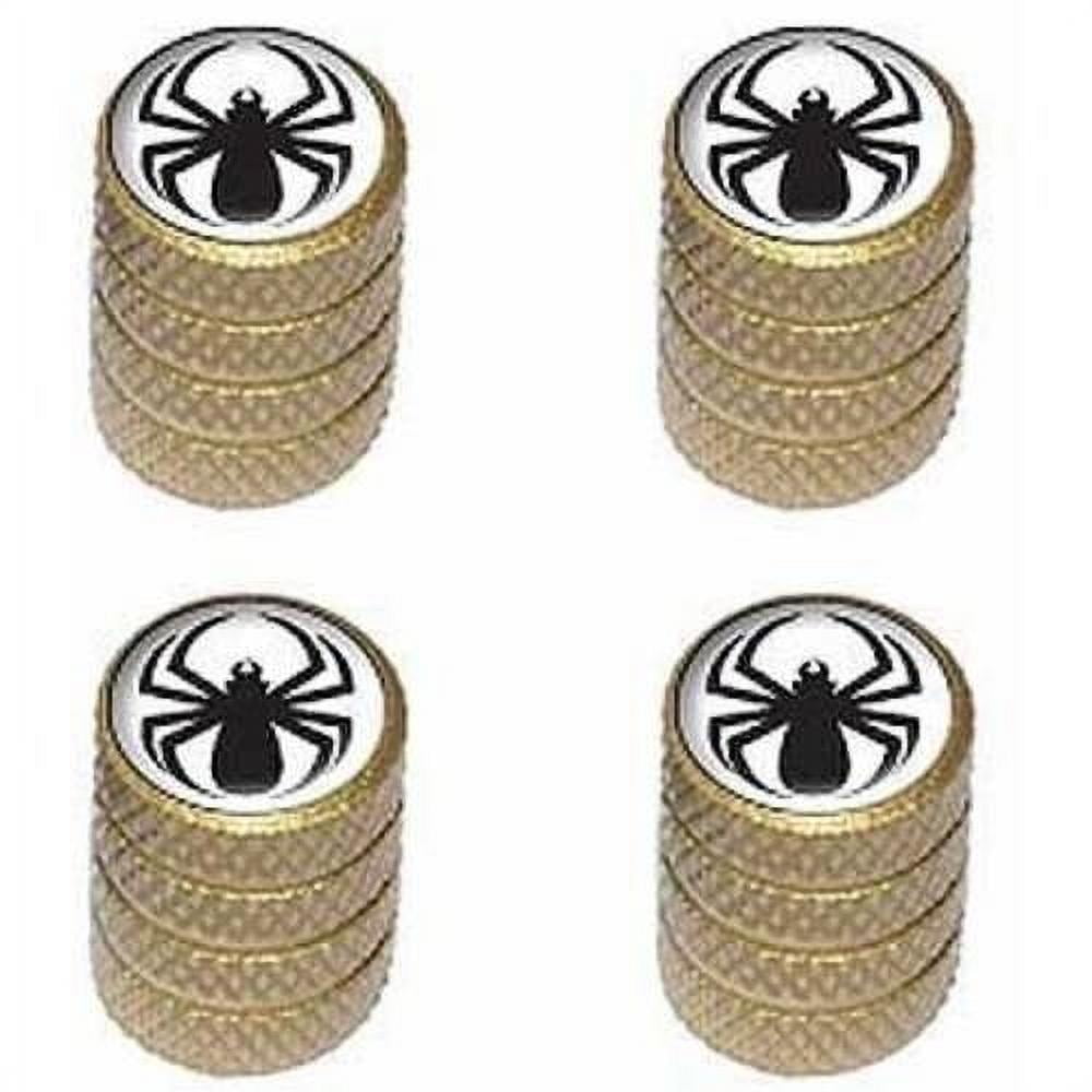 Spider Black Spiderman Tire Rim Wheel Aluminum Valve Stem Caps ...