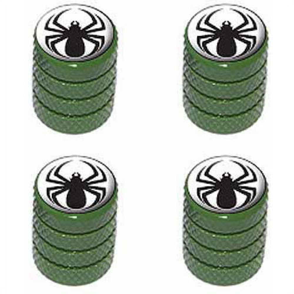 Spider Black Spiderman Tire Rim Wheel Aluminum Valve Stem Caps ...