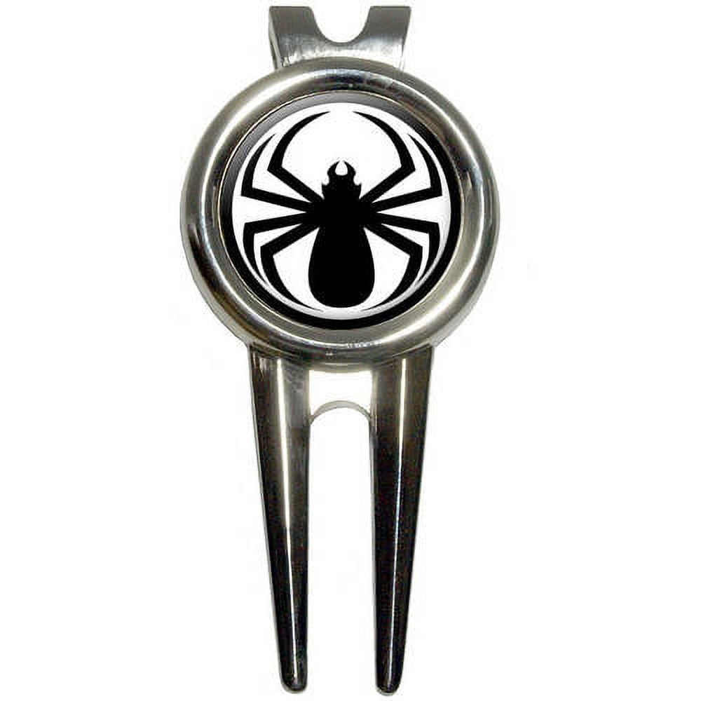 Spider Black/Widow Golf Divot Repair Tool and Ball Marker - Walmart.com