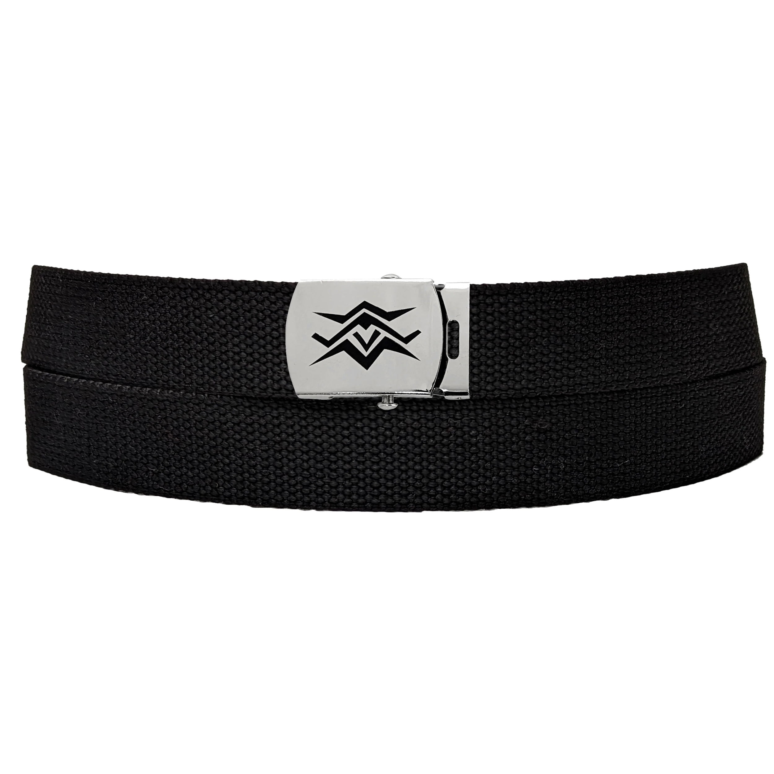 Spider Buckle Black Adjustable Canvas Web Belt With Metal Buckle 32 to ...