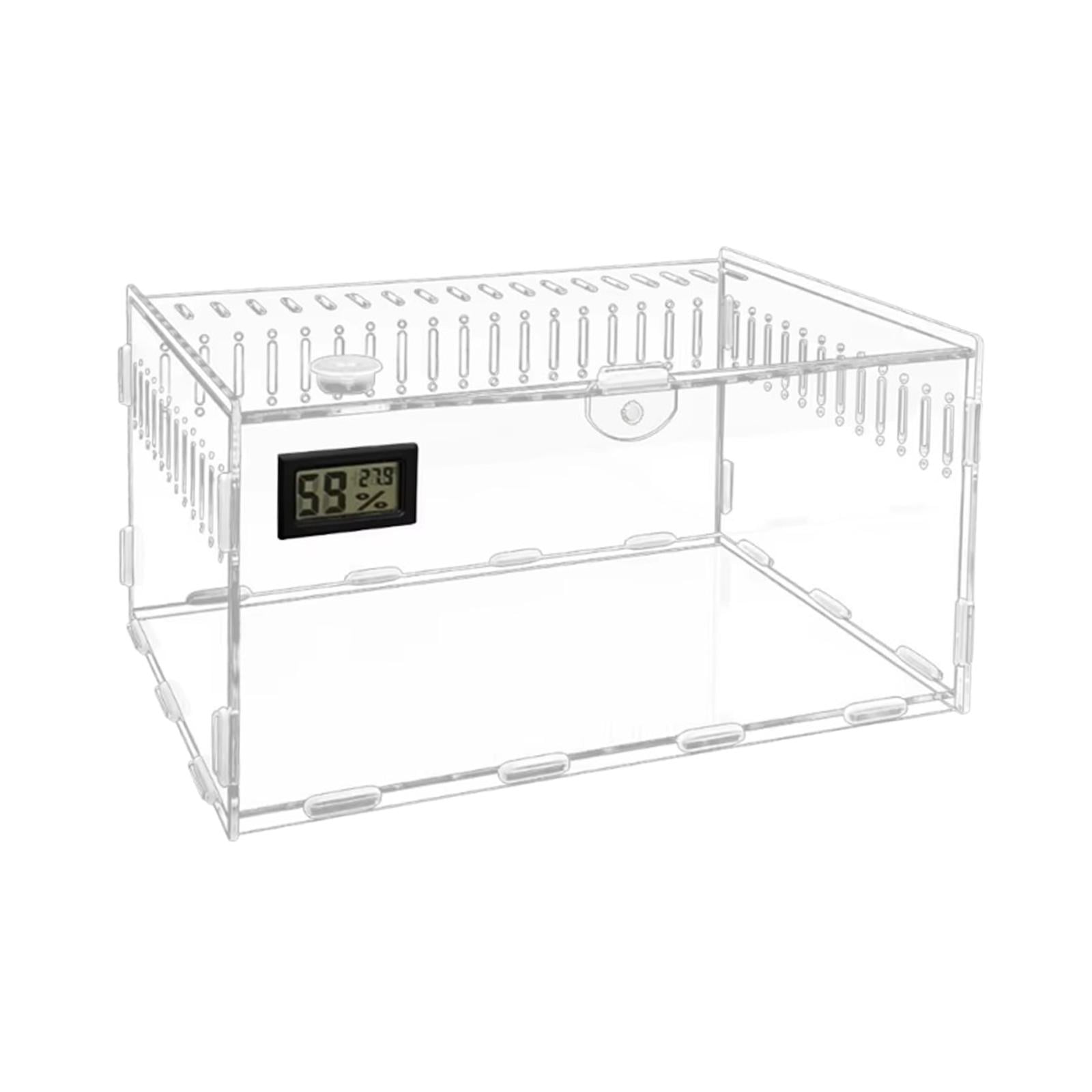 Spider Cage Acrylic Reptile Breeding Box Ventilated Design Smooth ...