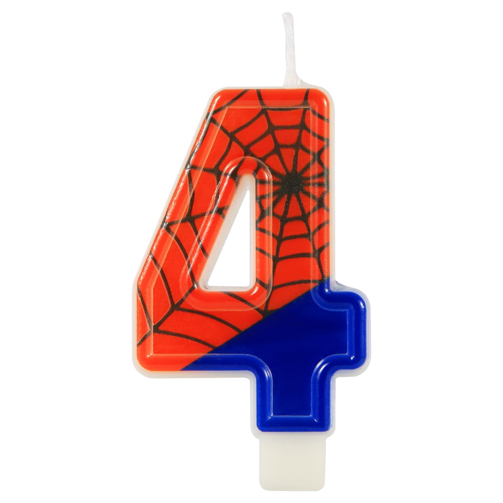 Spider Candle, Spider Web Candles Number Candle Cake Topper Candle ...