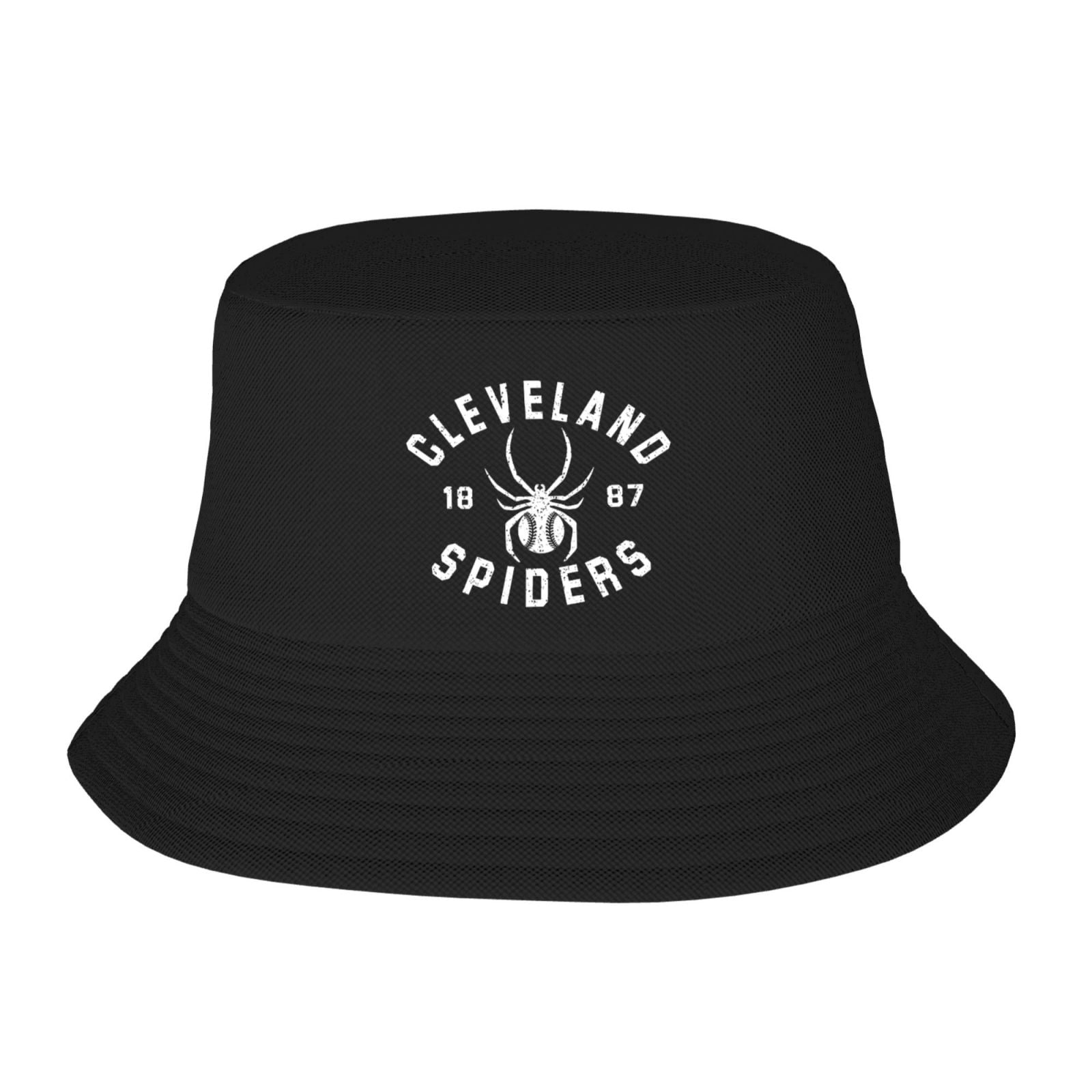 Spider Cleveland Retro Sun Hats for Men Women Bucket Hat Wide Brim UV ...