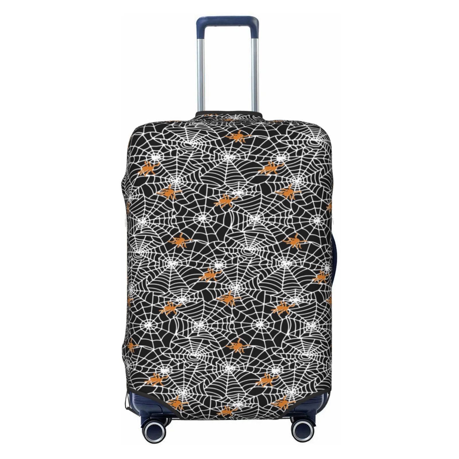 Spider Cobweb Luggage Cover, Suitcase Cover for Luggage Fits 18-32 Inch ...