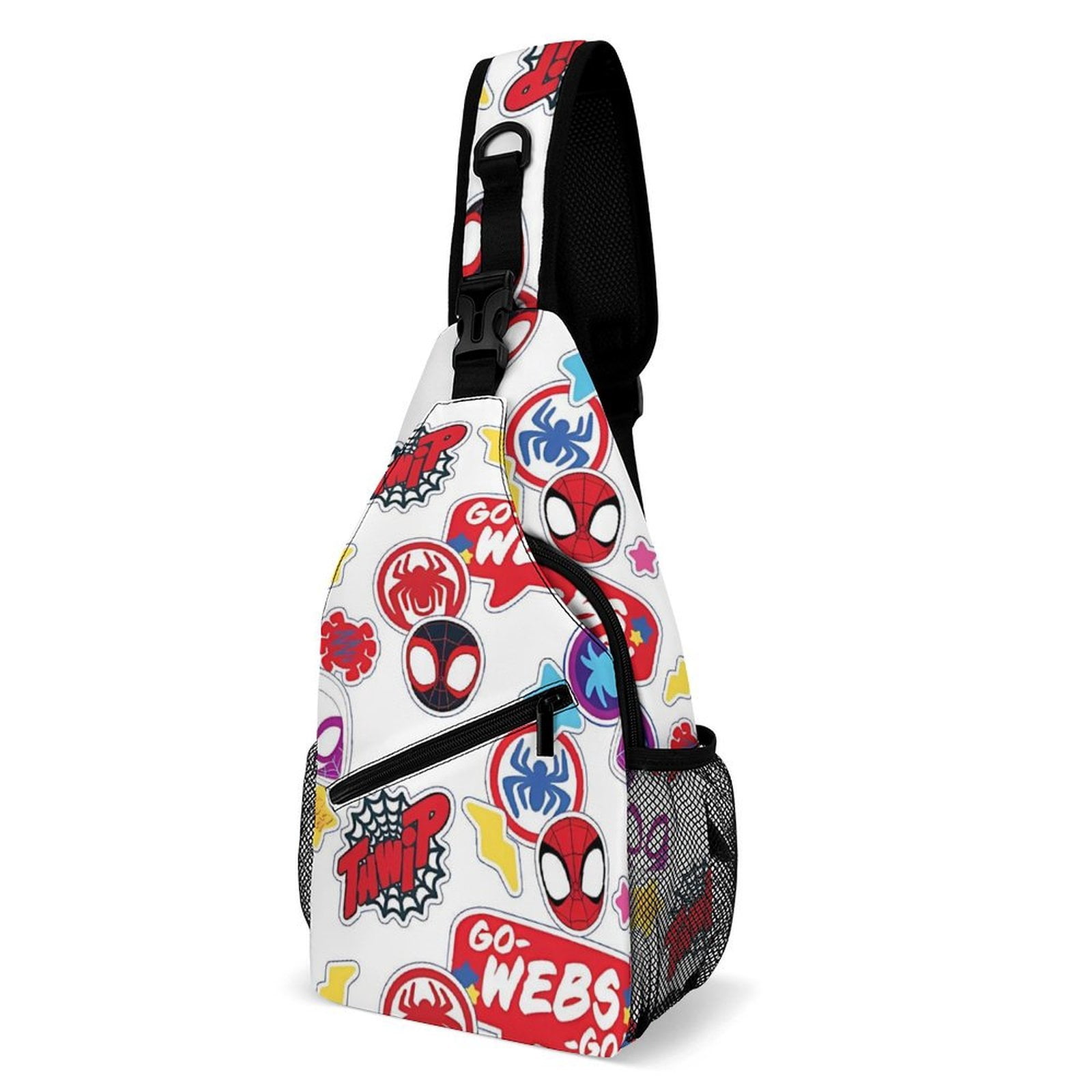 Spider Cool man Crossbody Backpack For Men Women Sling Bag Cartoon ...