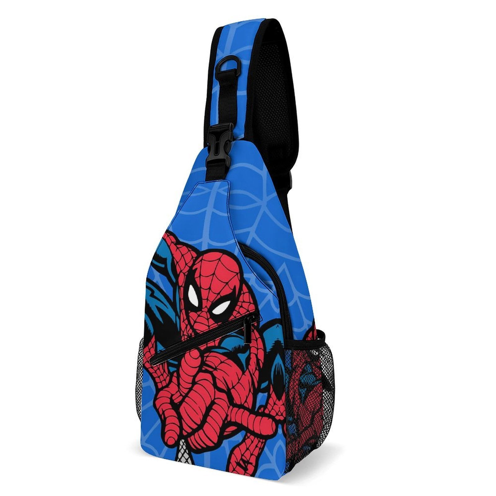 Spider Cool man Crossbody Backpack For Men Women Sling Bag Cartoon ...