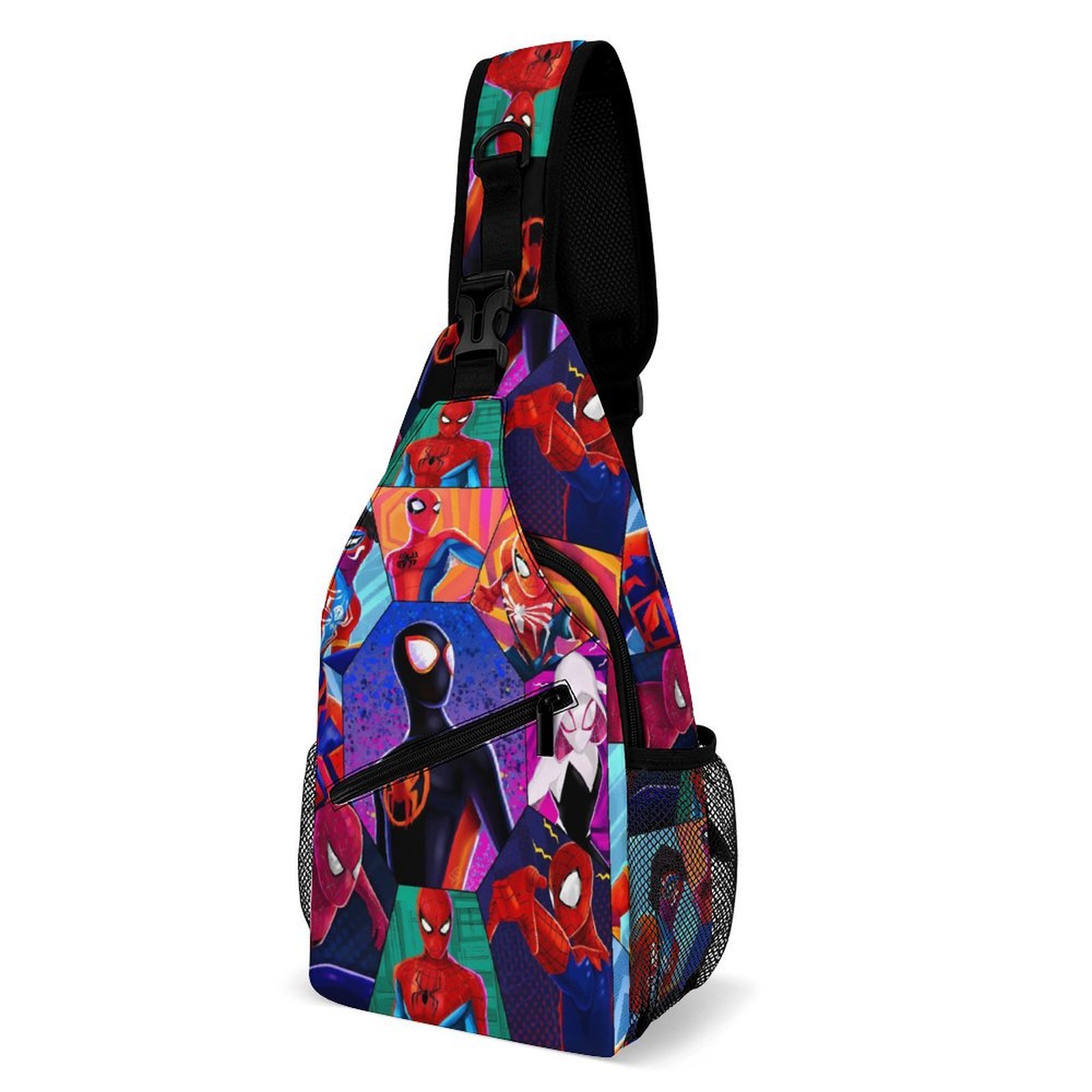 Spider Cool man Crossbody Backpack For Men Women Sling Bag Cartoon ...