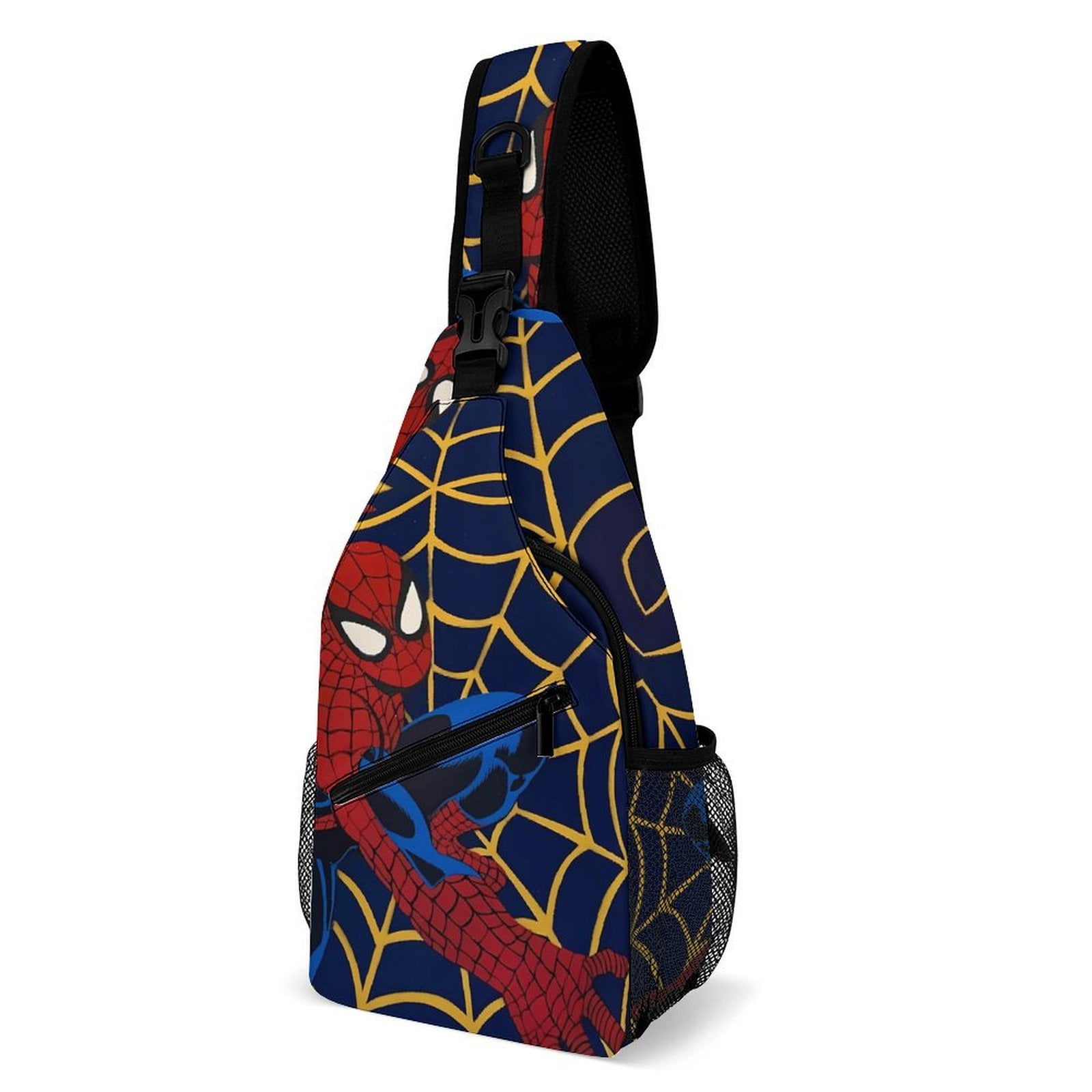 Spider Cool man Crossbody Backpack For Men Women Sling Bag Cartoon ...