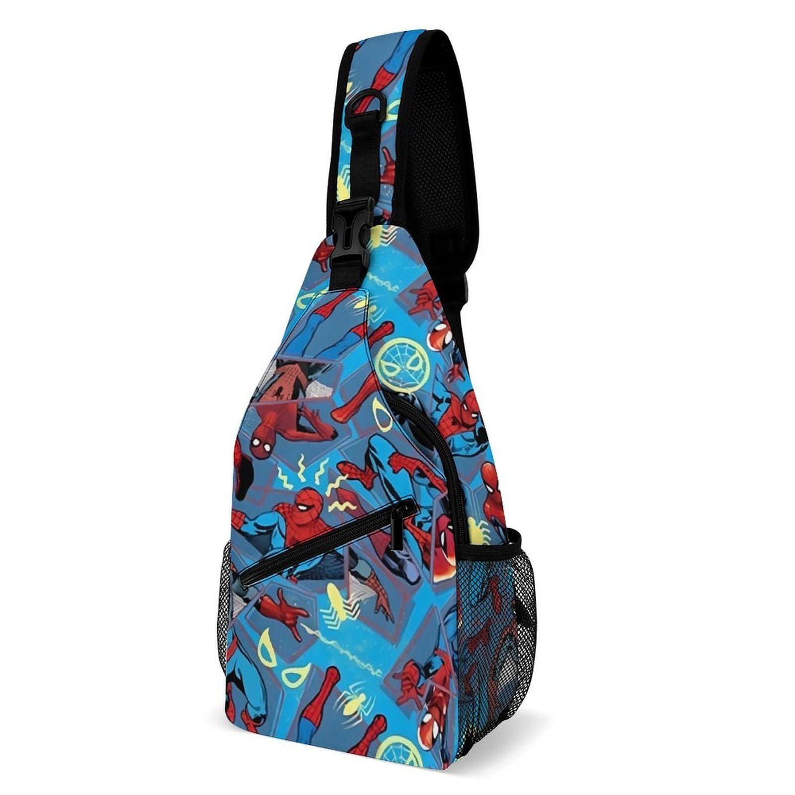 Spider Cool man Crossbody Backpack For Men Women Sling Bag Cartoon ...