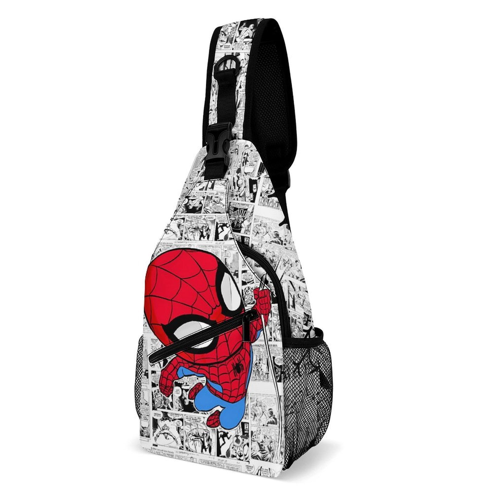 Spider Cool man Crossbody Backpack For Men Women Sling Bag Cartoon ...