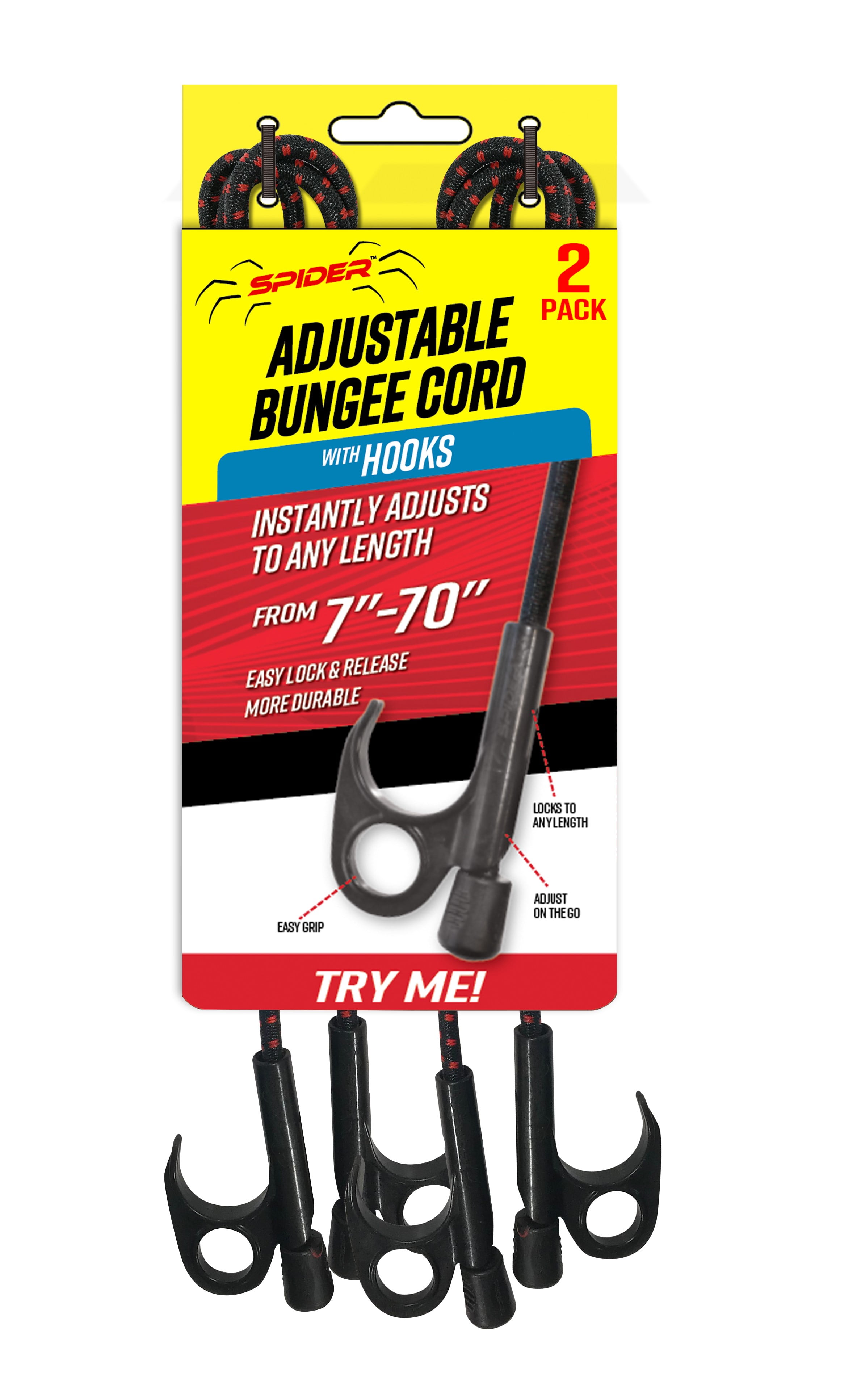 Spider Cord w/Hooks - Twin Pack - Walmart.com