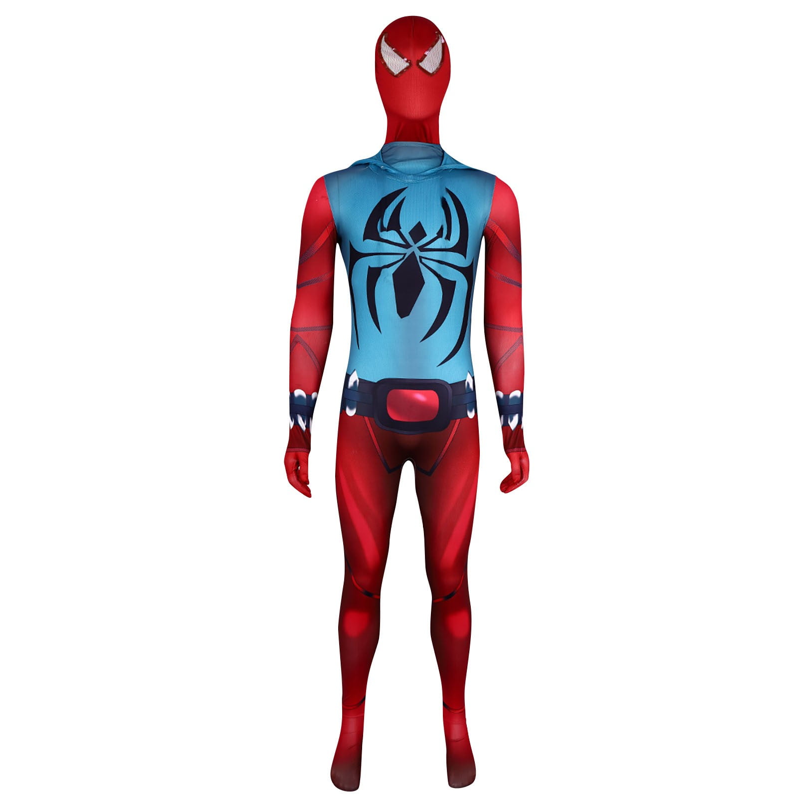 Spider Costume for Boys, Spider Superhero Man Halloween Cosplay Outfit ...
