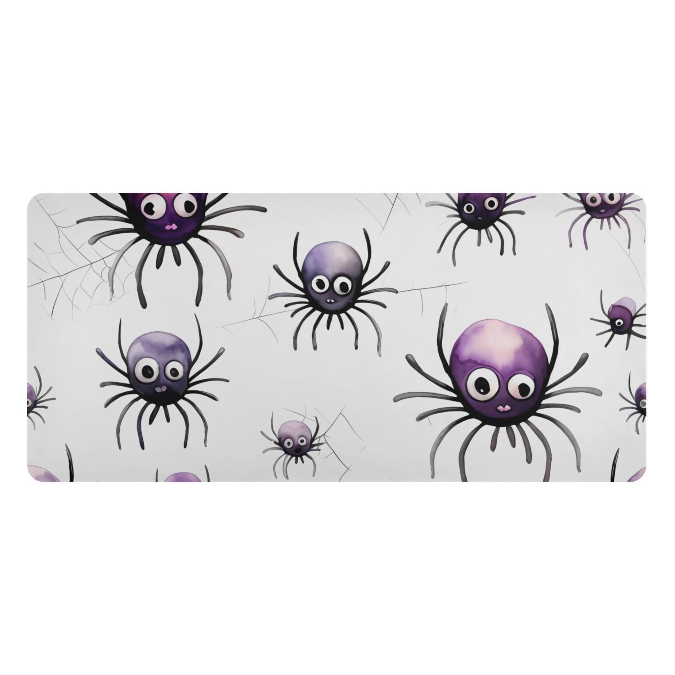 Spider Desk Mats Large Mouse Pad Long Keyboard Computer Rubber Base Non ...